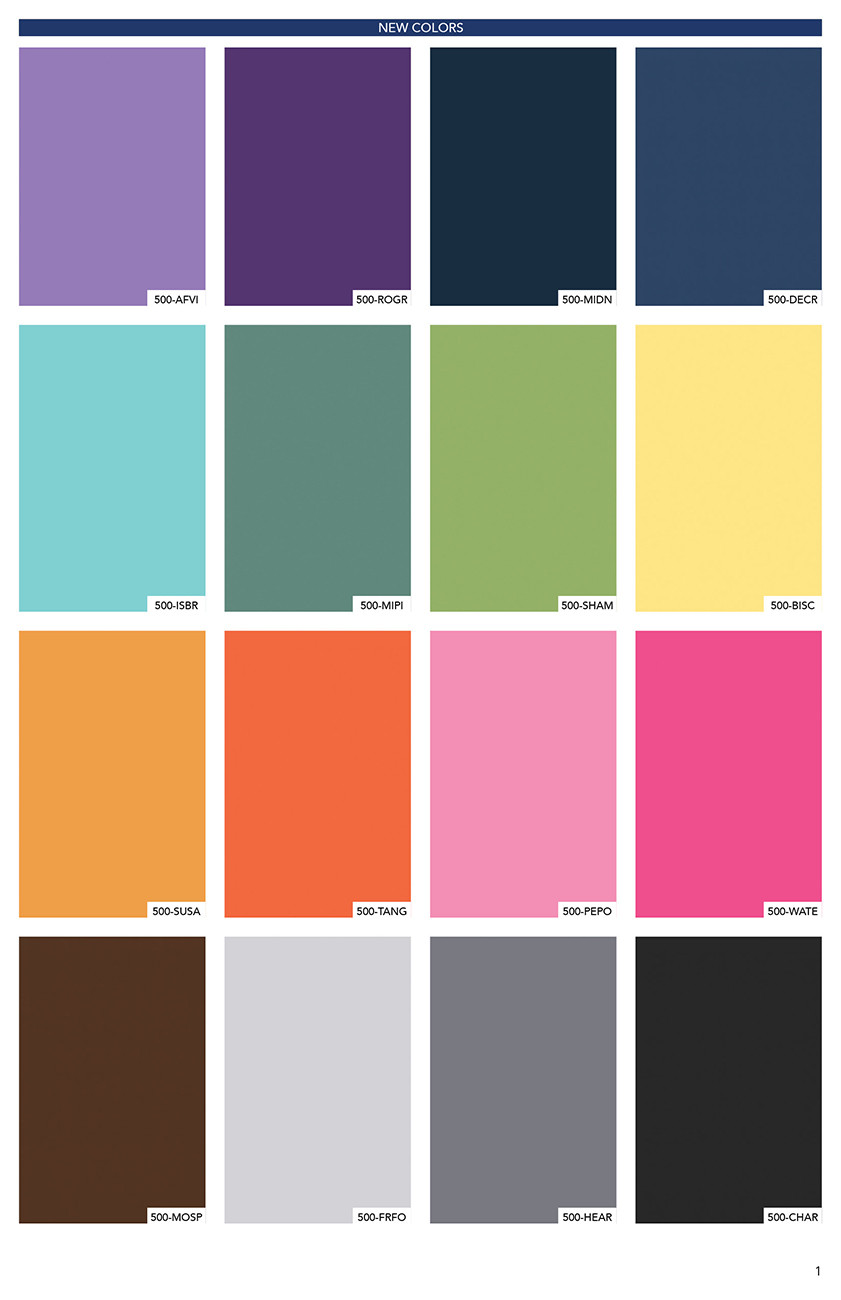 Sample Color Card Kimberbell Solids