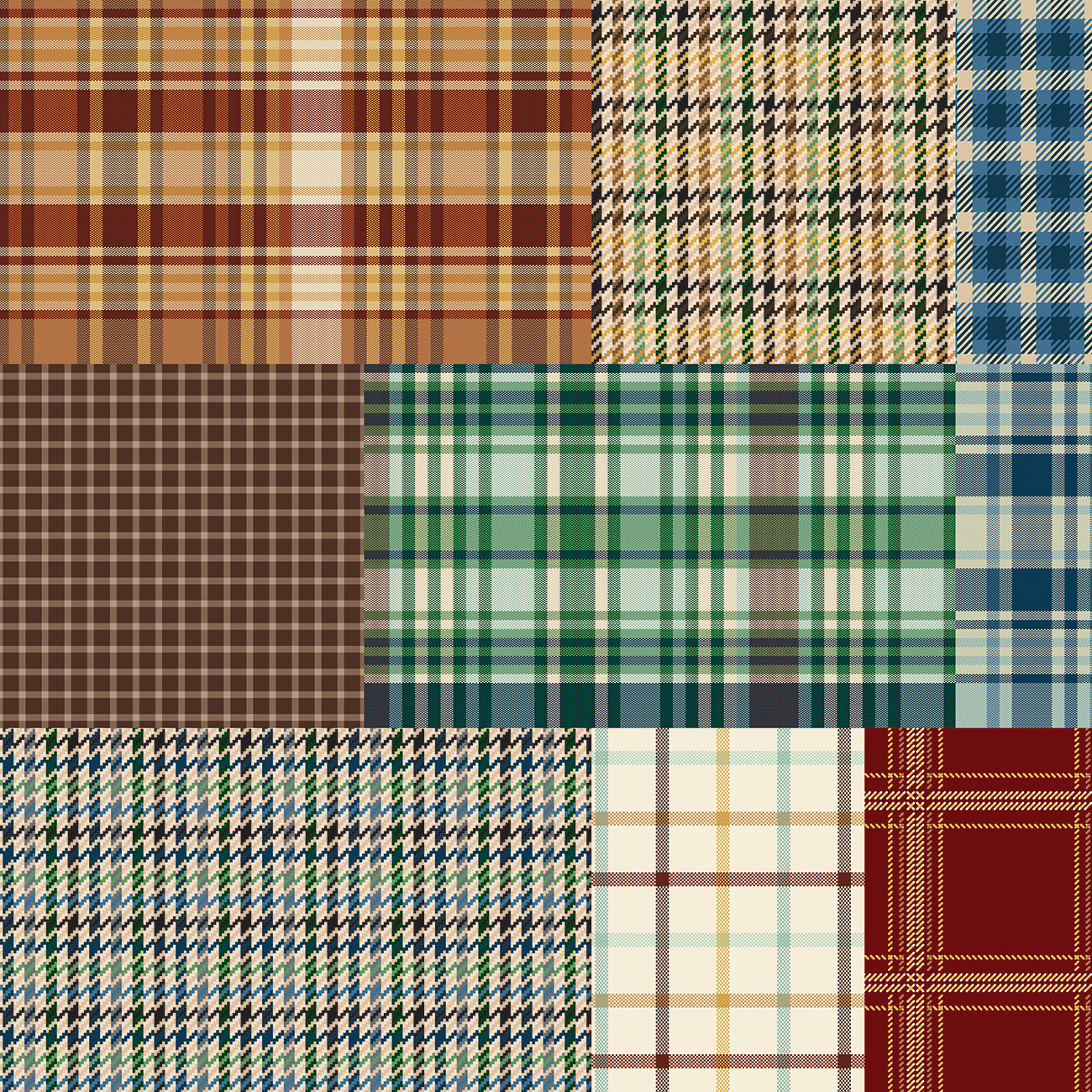 Plaid-Venture Club Plaids Cheater Print Multi