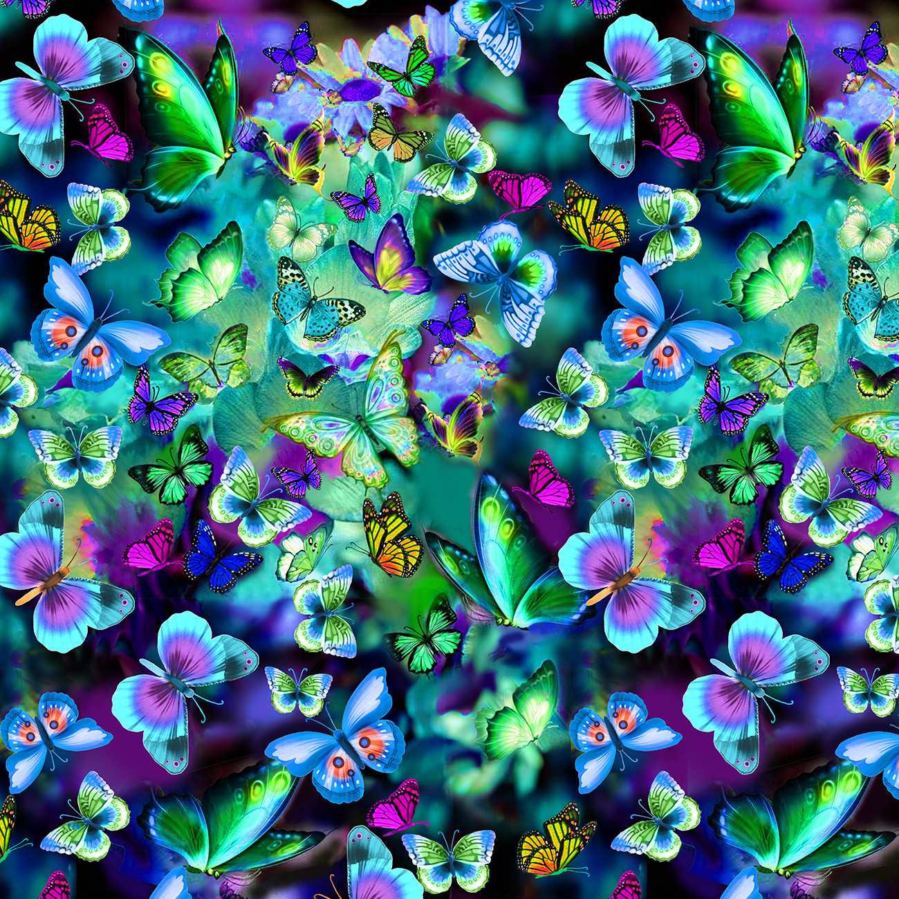 Multi Electric Butterflies