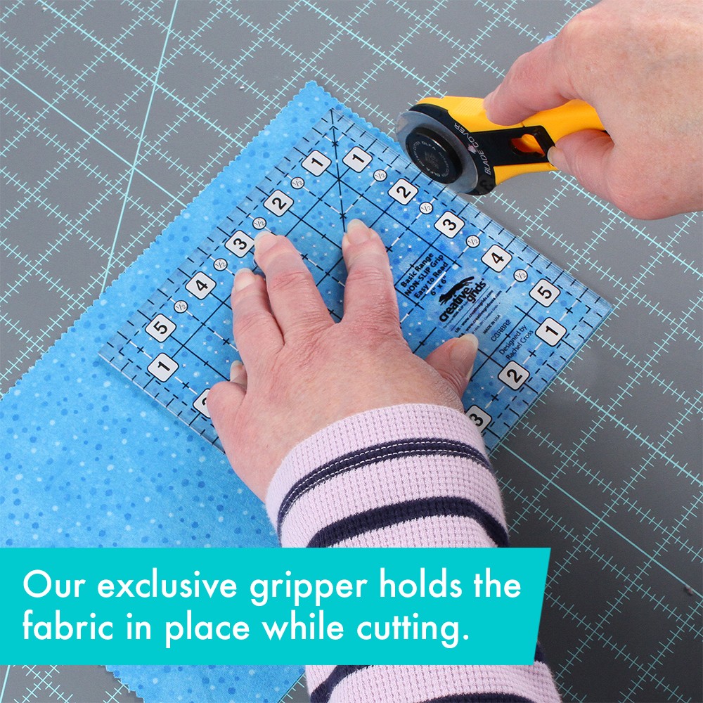 Creative Grids Quilt Ruler Basic Range 6in Square By Cross, Rachel