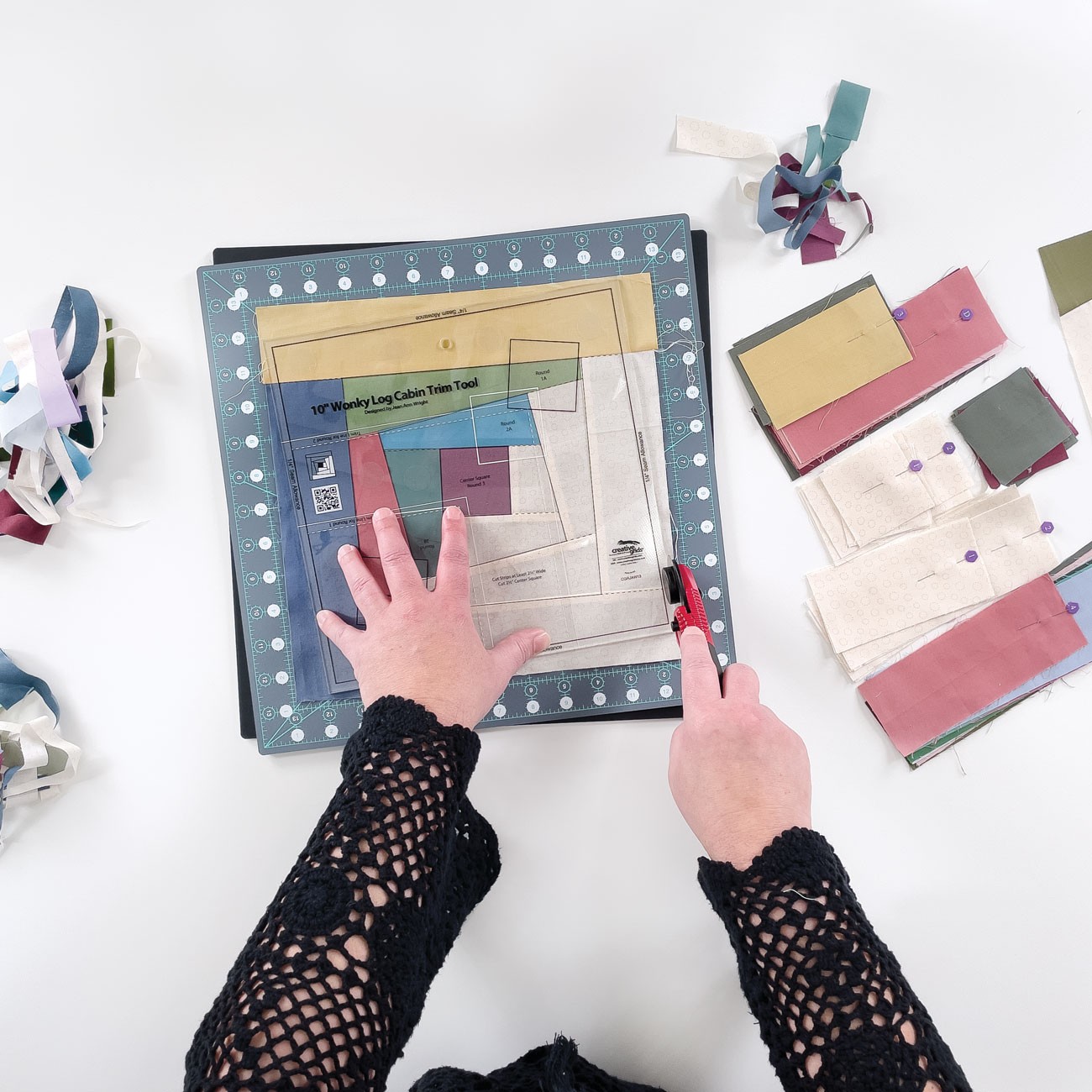 Creative Grids Self-Healing Rotating Rotary Cutting Mat 14in x 14in By ...