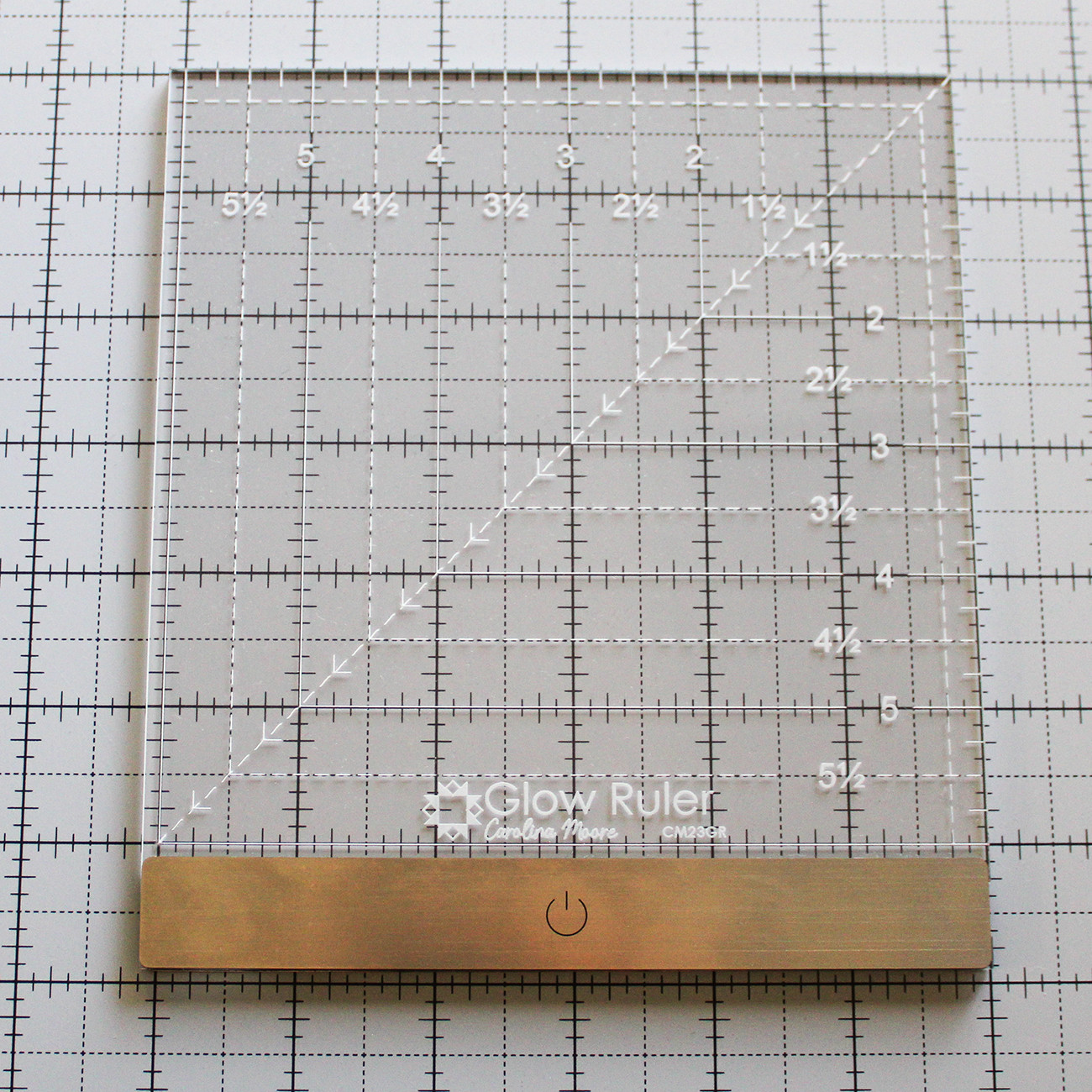 Carolina Moore Glow Ruler 6in Square