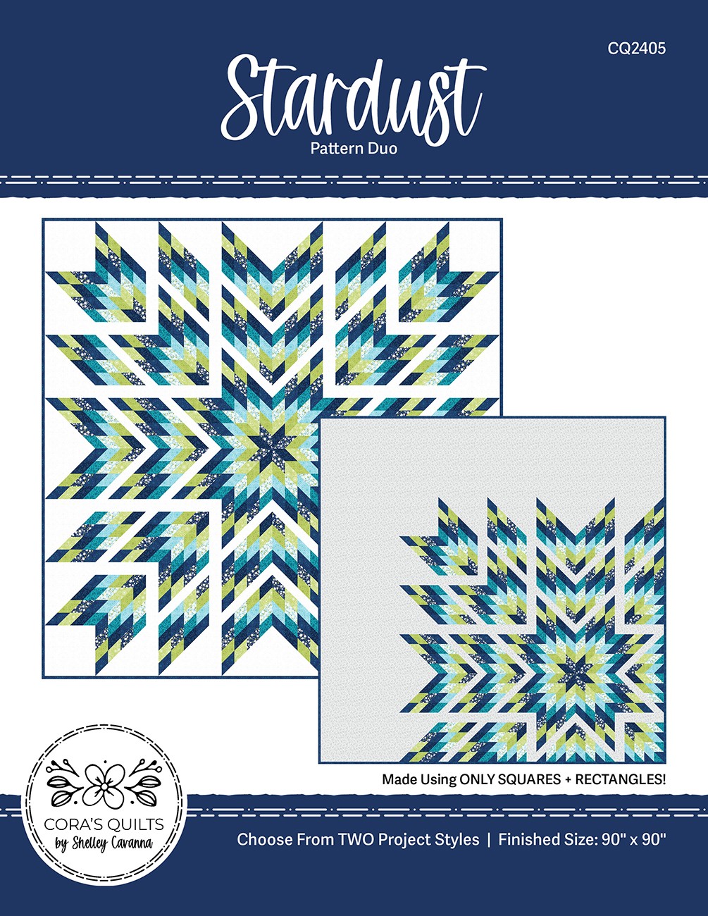 Stardust Duo Quilt Pattern