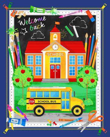 Multi Back To School Panel 36in