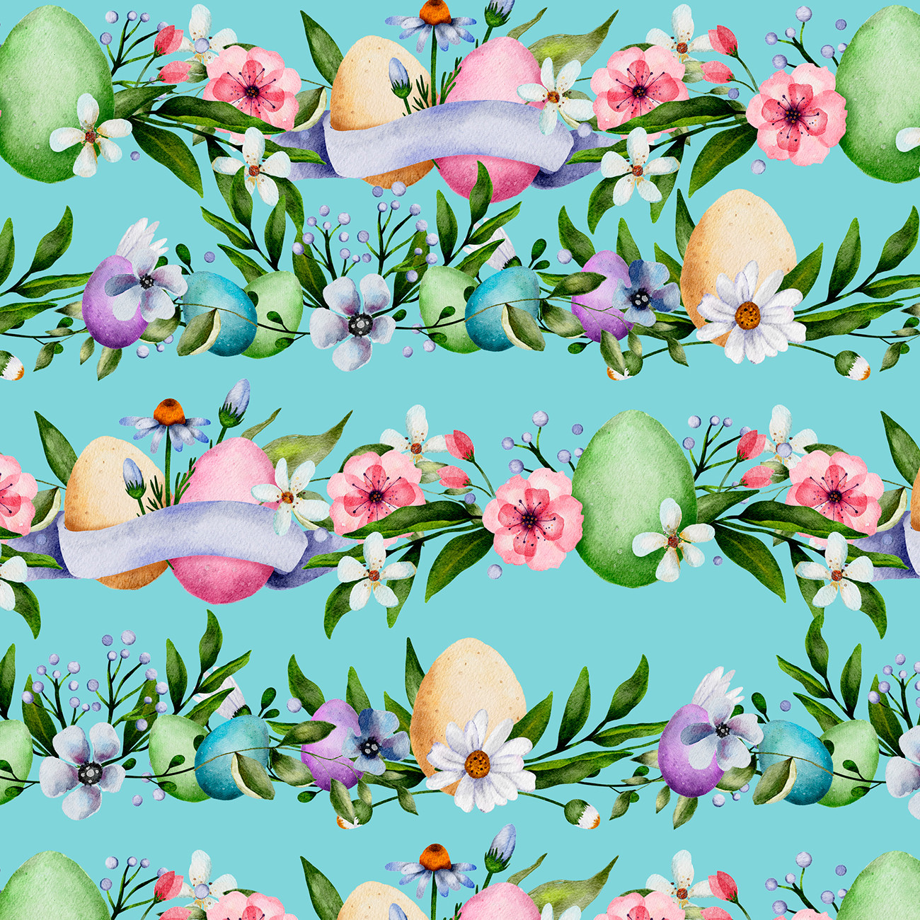 Easter Stripes Blue DT040425