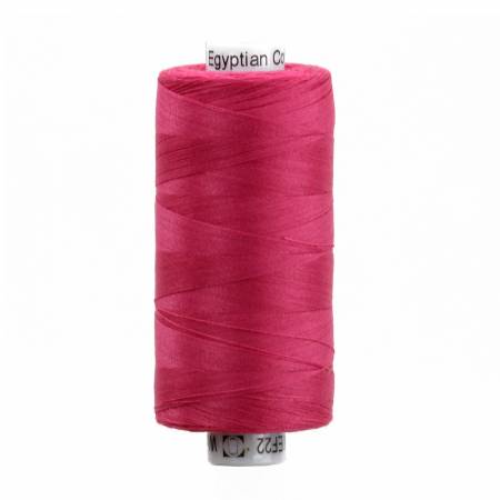 Efina Solid 60wt Cotton Thread 1500yd Raspberry