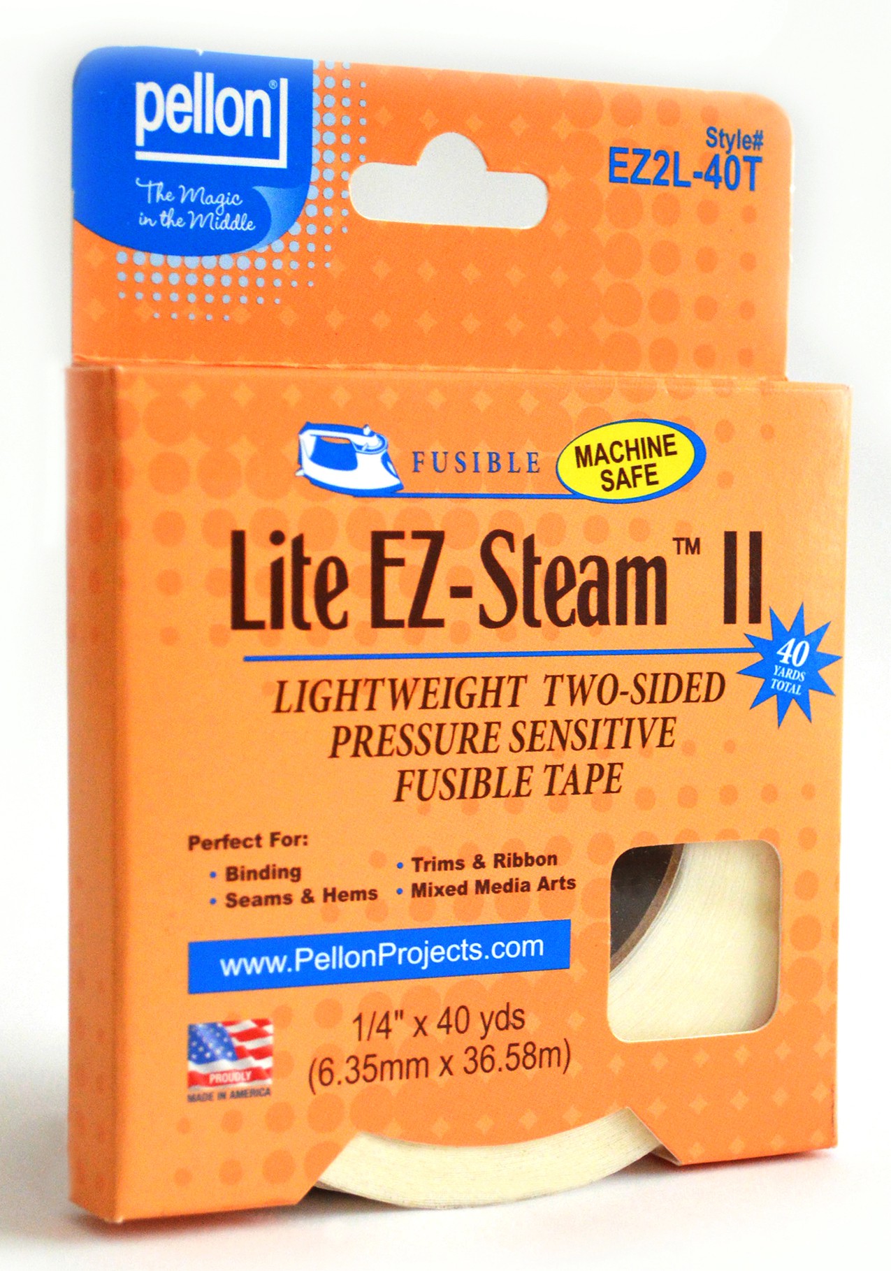 Pellon EZ Steam II Lite 1/4in x 40yds