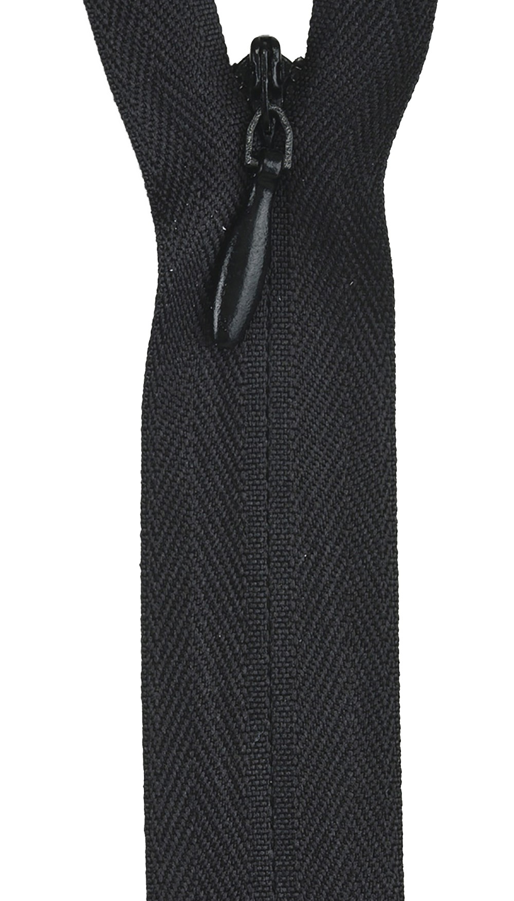 Invisible Polyester Zipper 14in Black