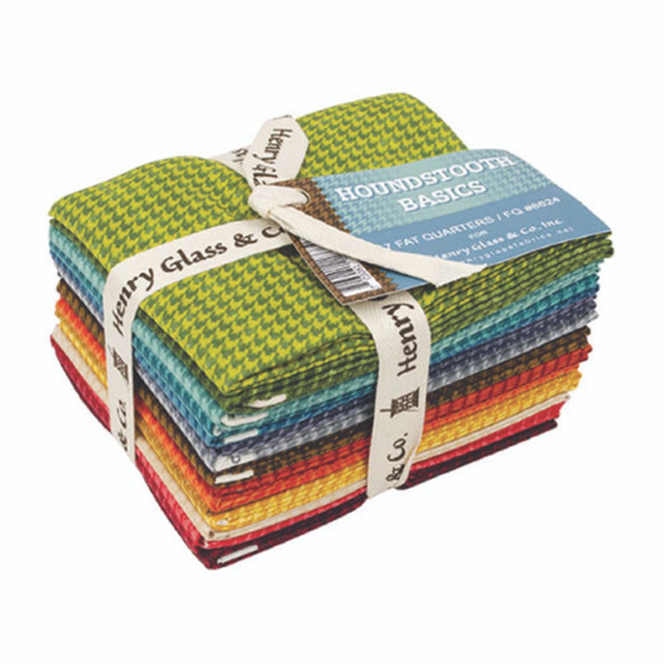 Fat Quarter Houndstooth Basic, 17pcs, 4 bundles/pack