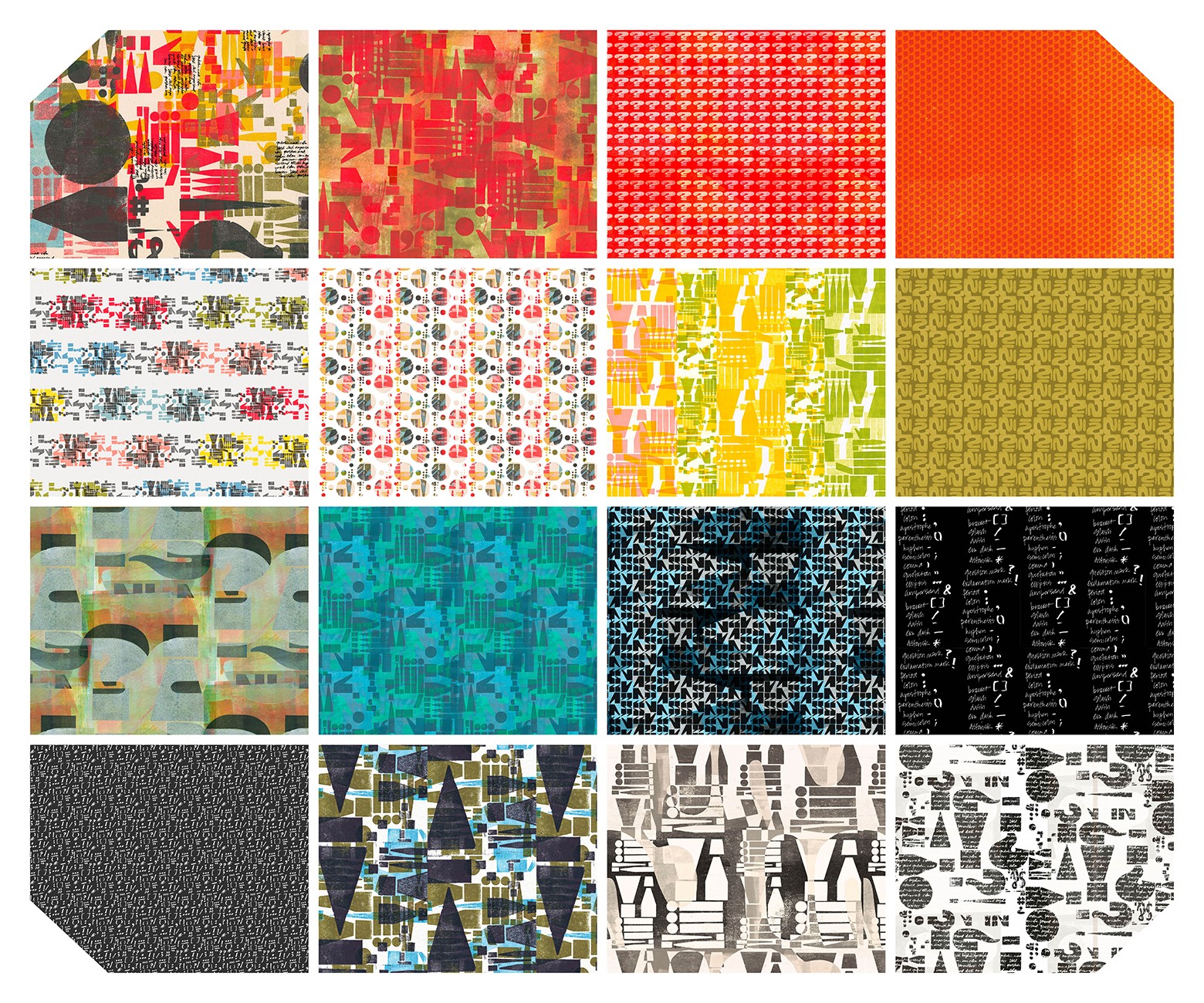 PUNCT Fat Quarter 16pcs