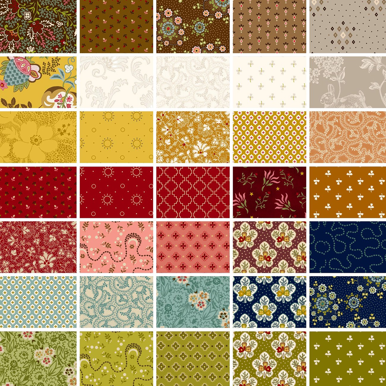 Fat Quarter Bundle Love Struck, 35pcs/bundle, 4 bundles/pack By Diehl, Kim