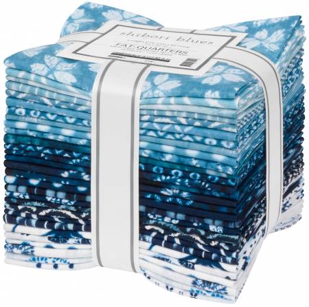 Fat Quarter Bundles Shibori Blues 29pcs/bundle