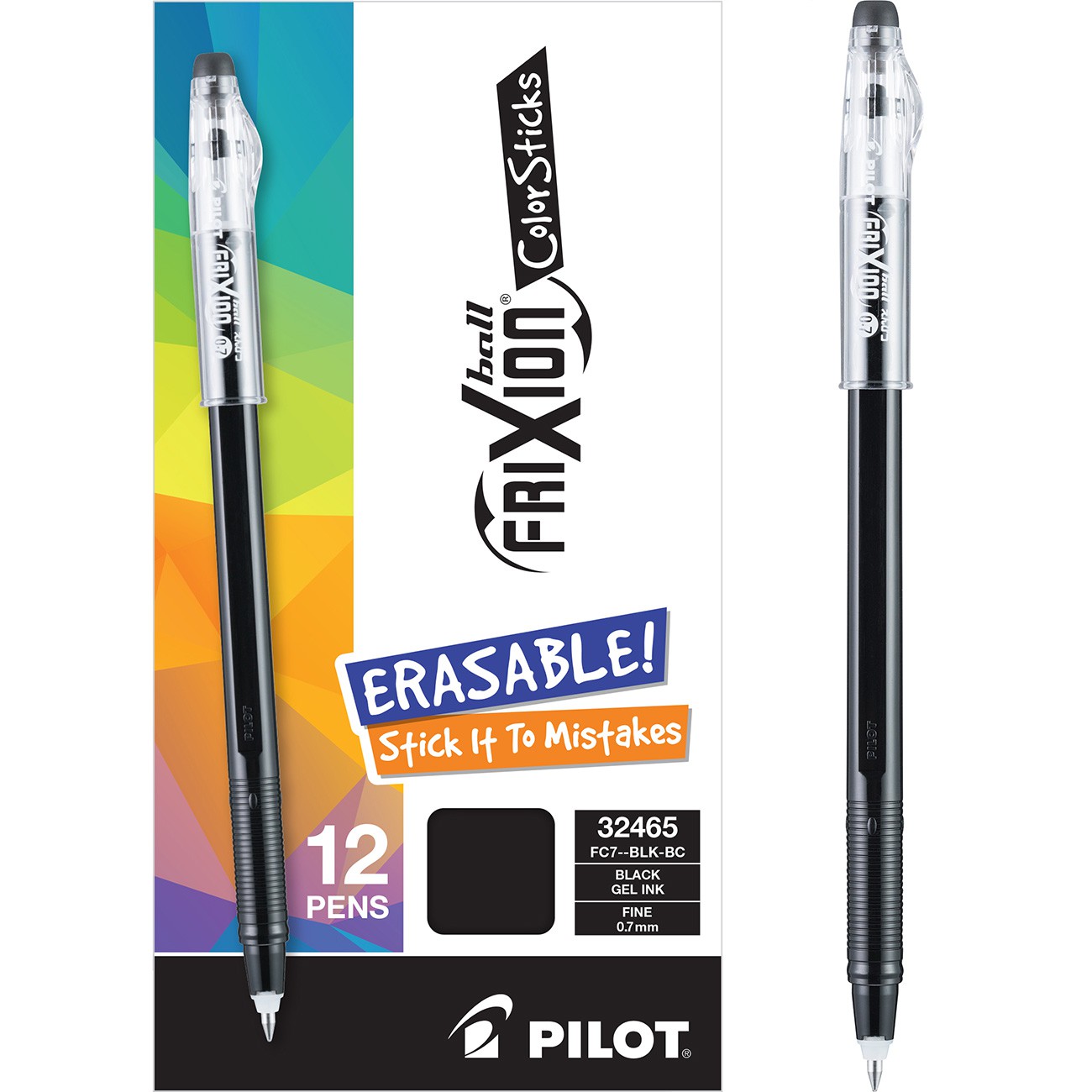 FriXion Ball Color Sticks Pens Black