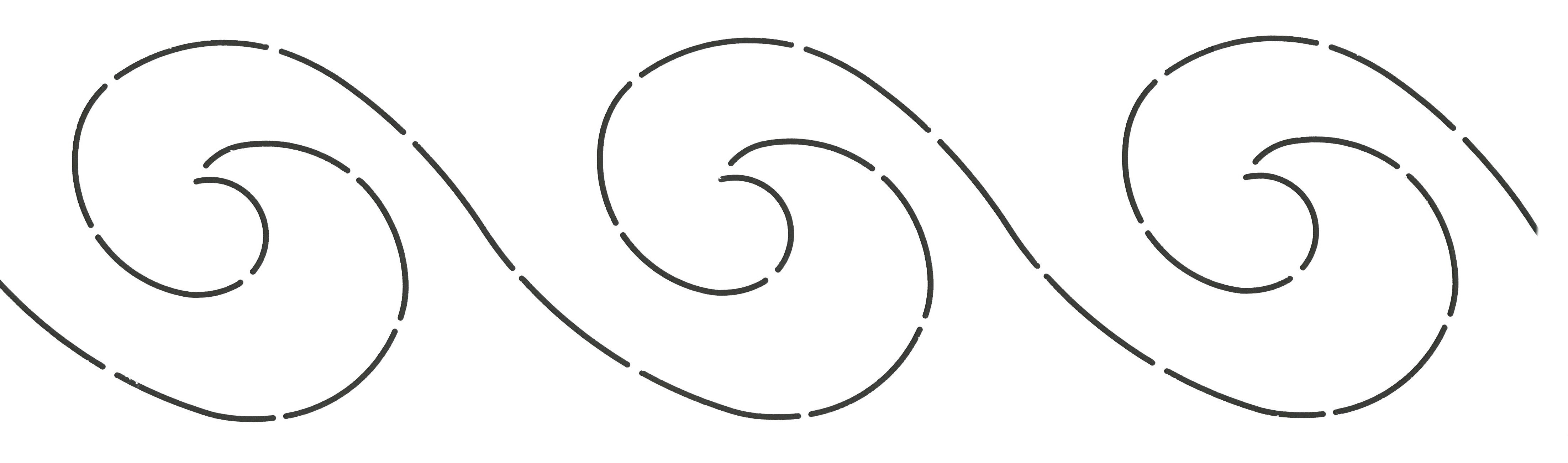 Quilt Stencil Wave Border 4in By Hargrave, Harriet