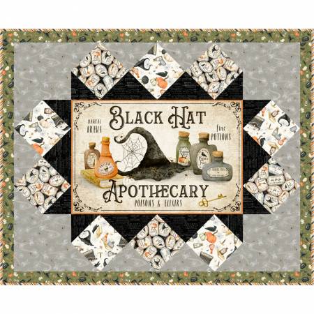 Hocus Pocus - Welcome Sign - Quilt Top By Beesley, Deane