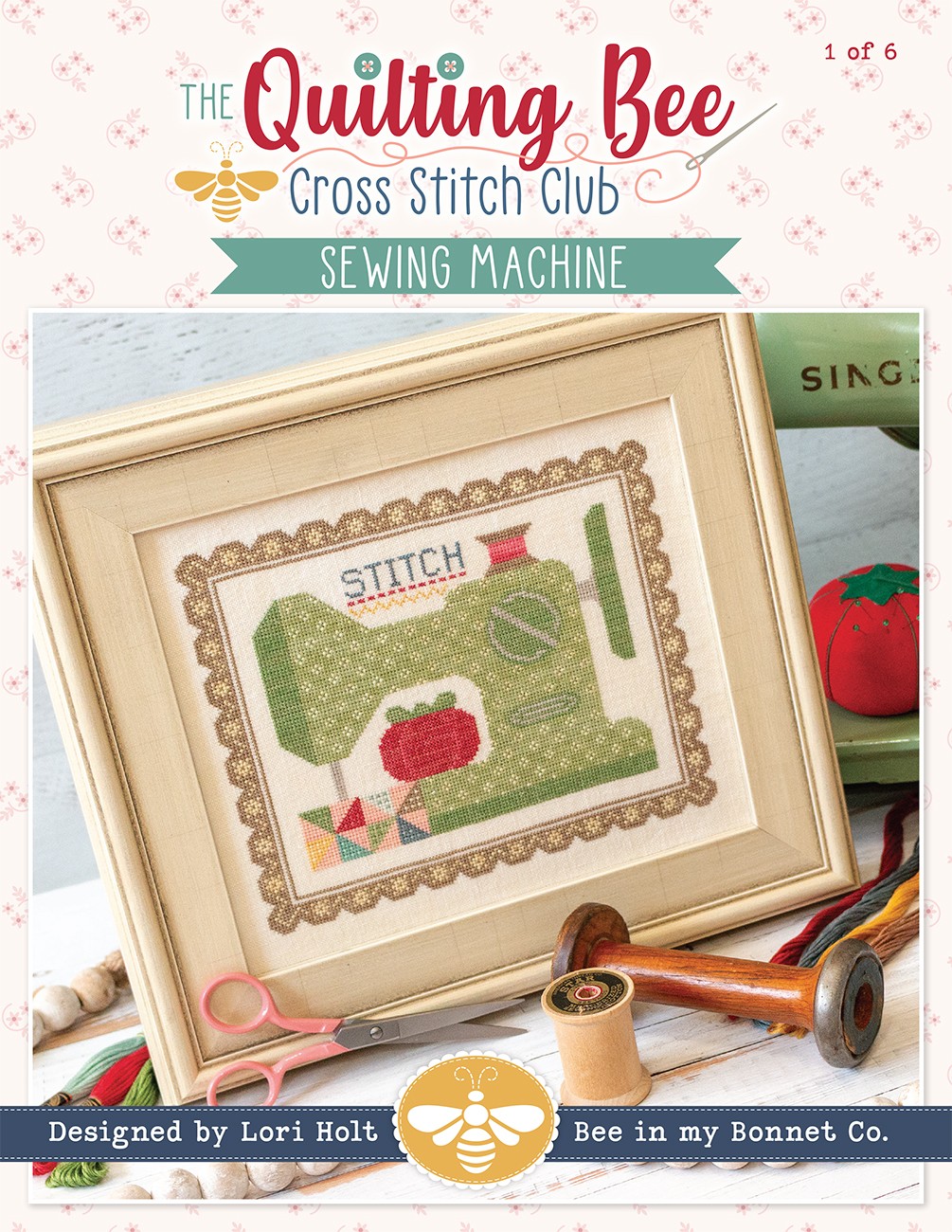 Sewing Machine - The Quilting Bee Cross Stitch Pattern