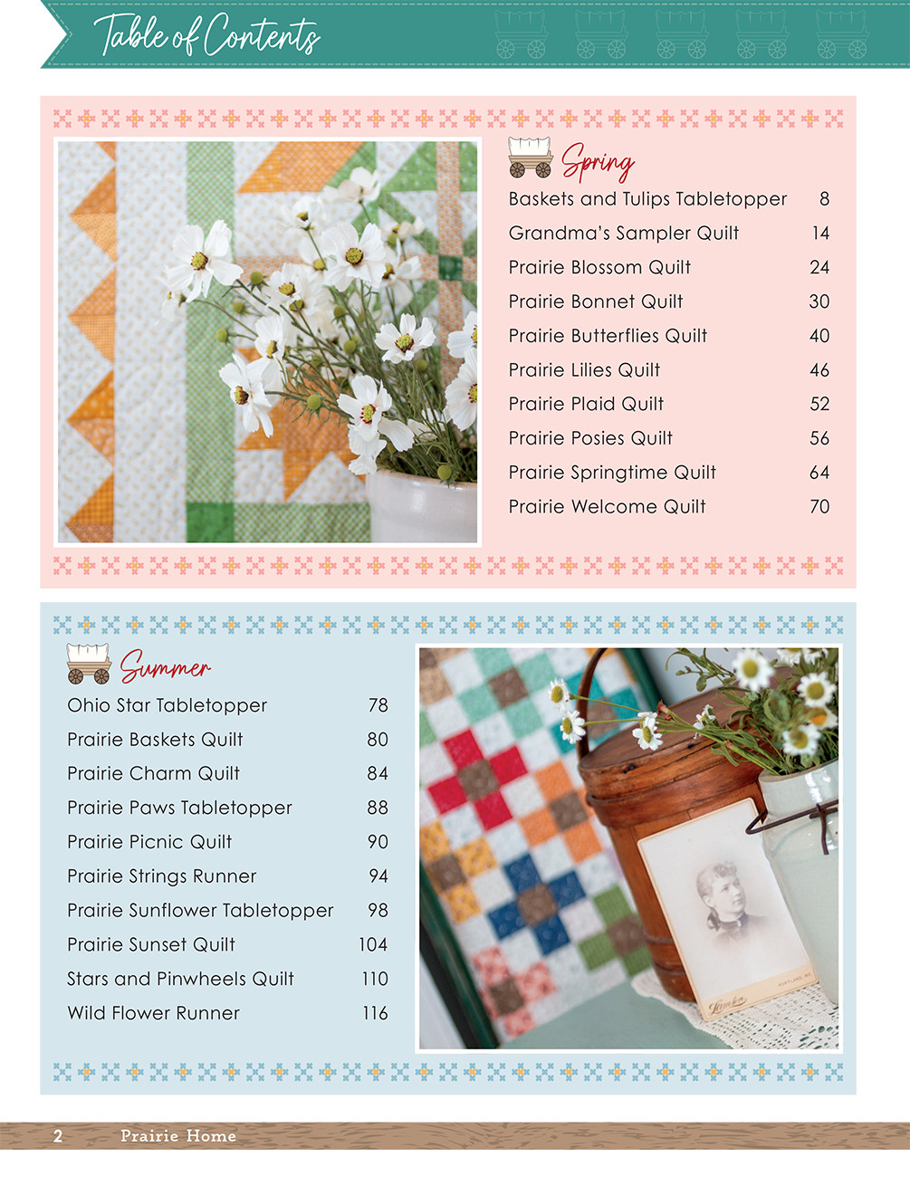 Prairie Home Quilt Book