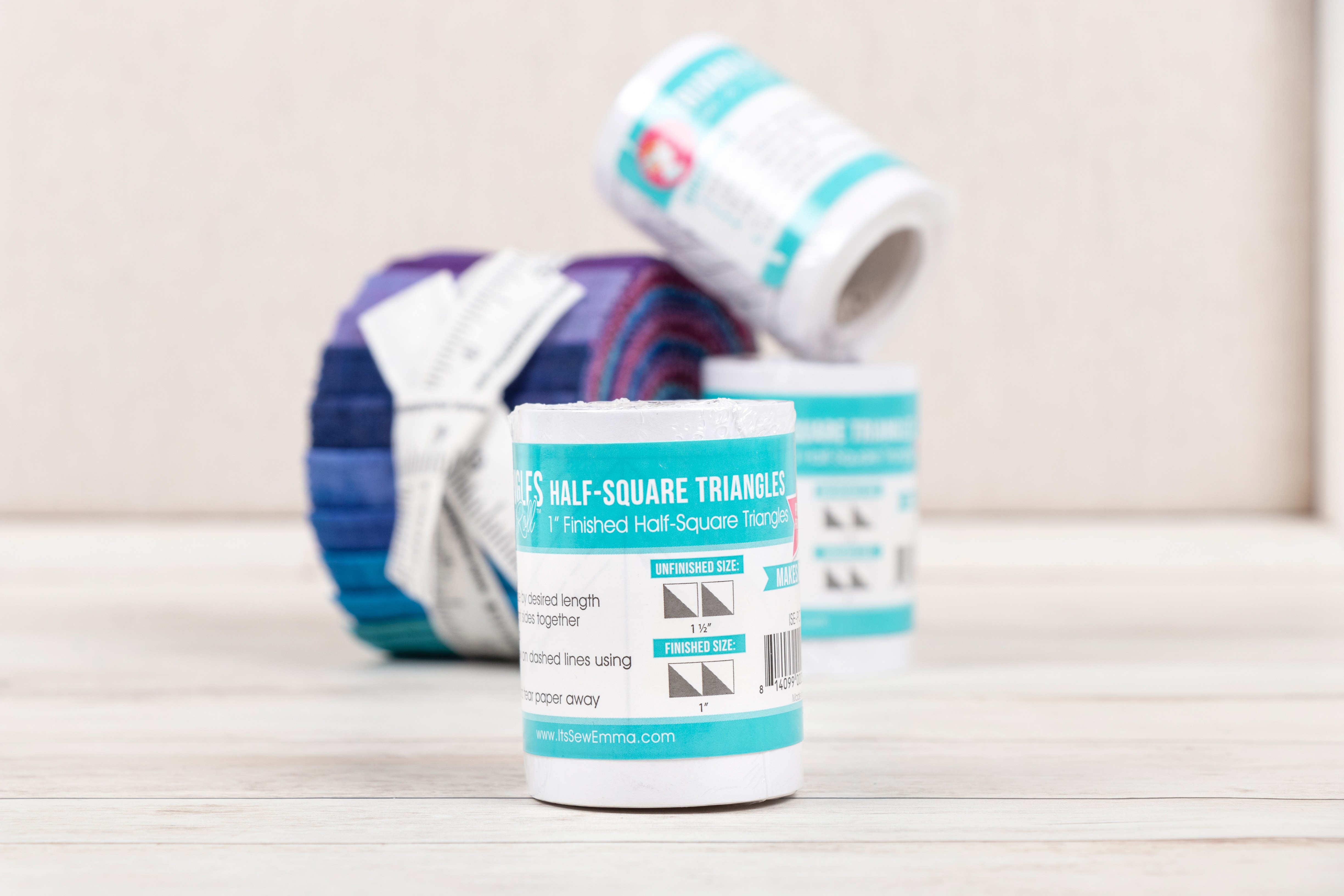 1in Precut Friendly Half Square Triangle Papers