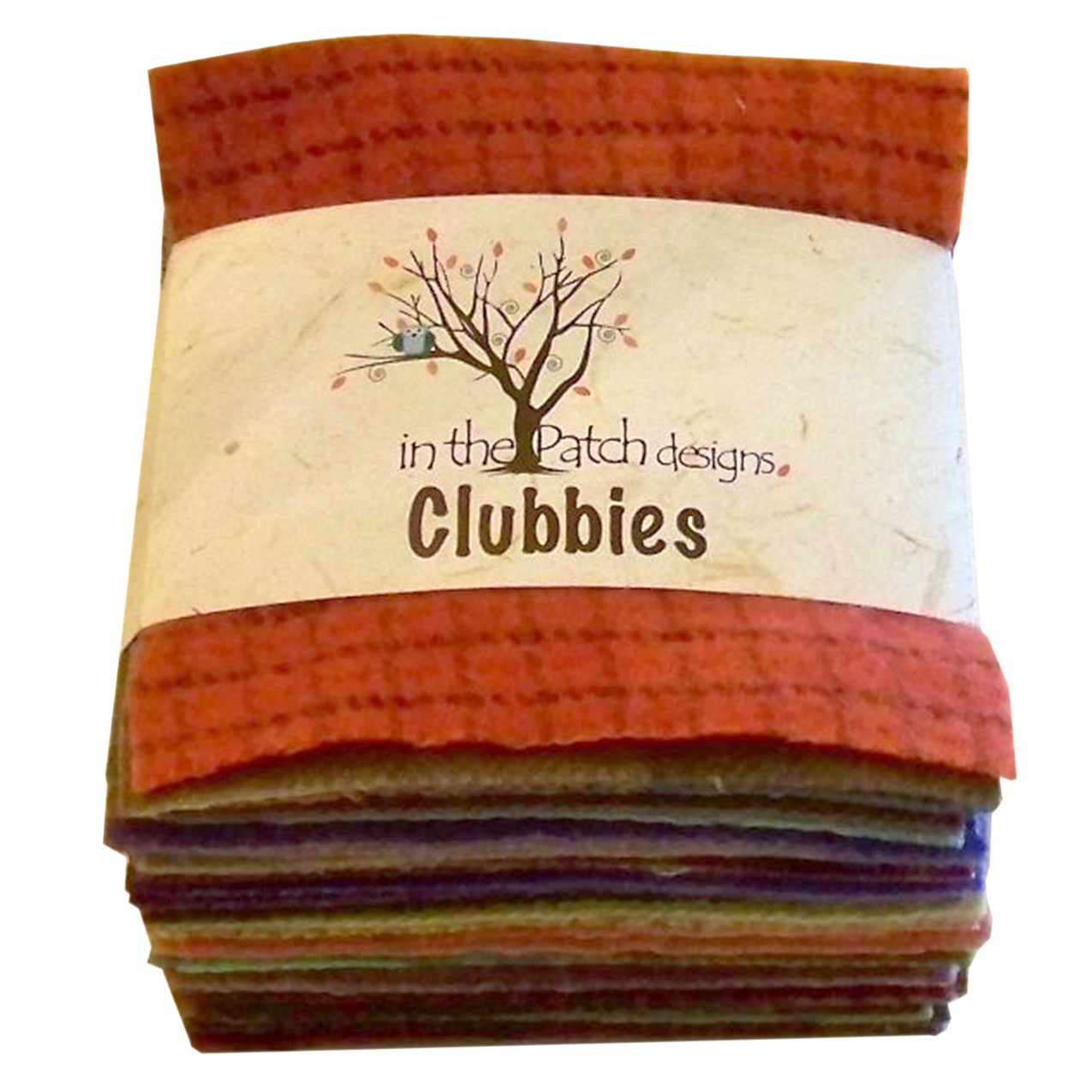 Wool Clubbies 50ct 5in Squares Set Blended