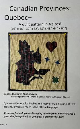 Quebec Canadian Provence Quilt Pattern