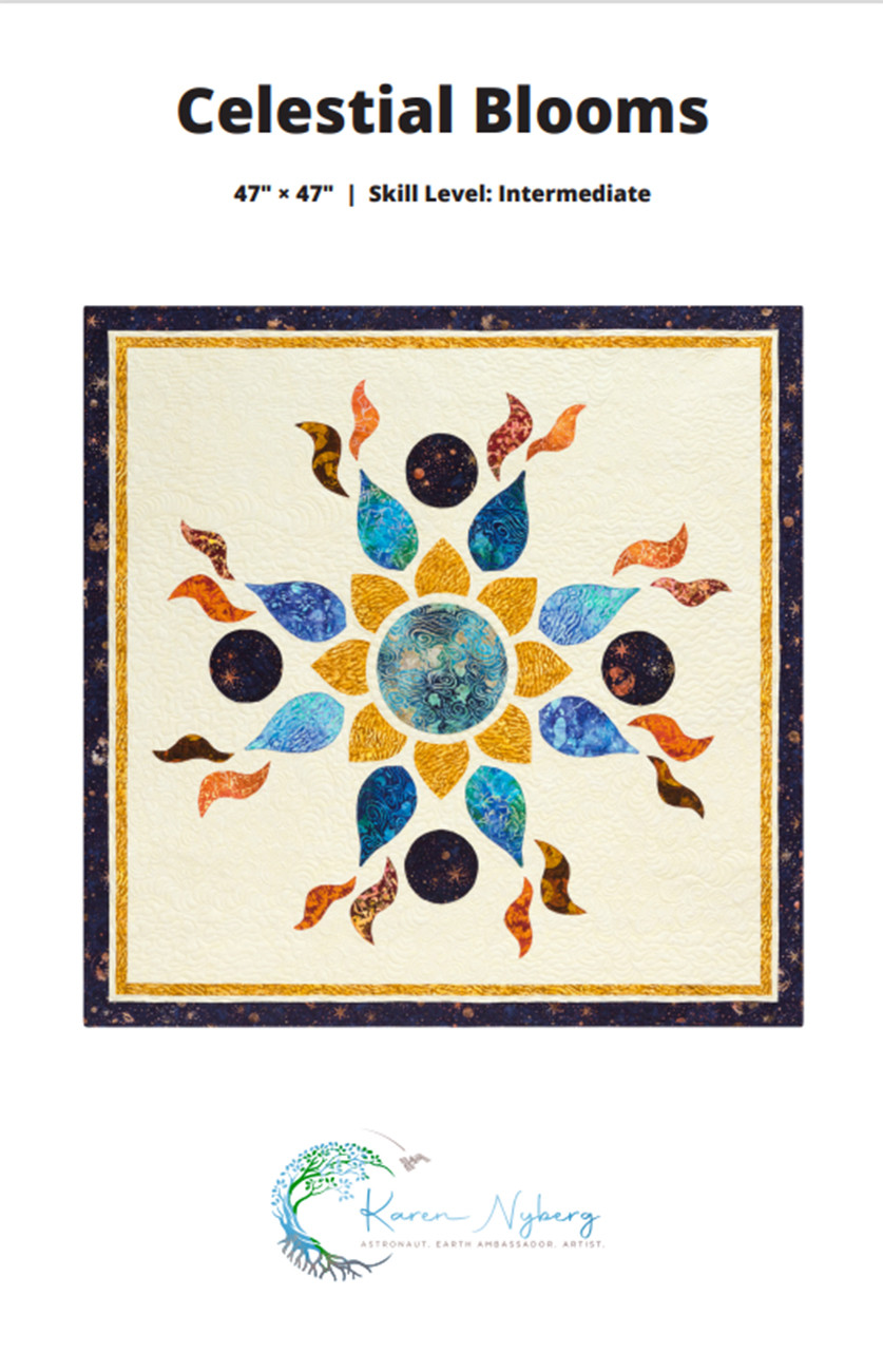 Celestial Blooms Quilt Pattern