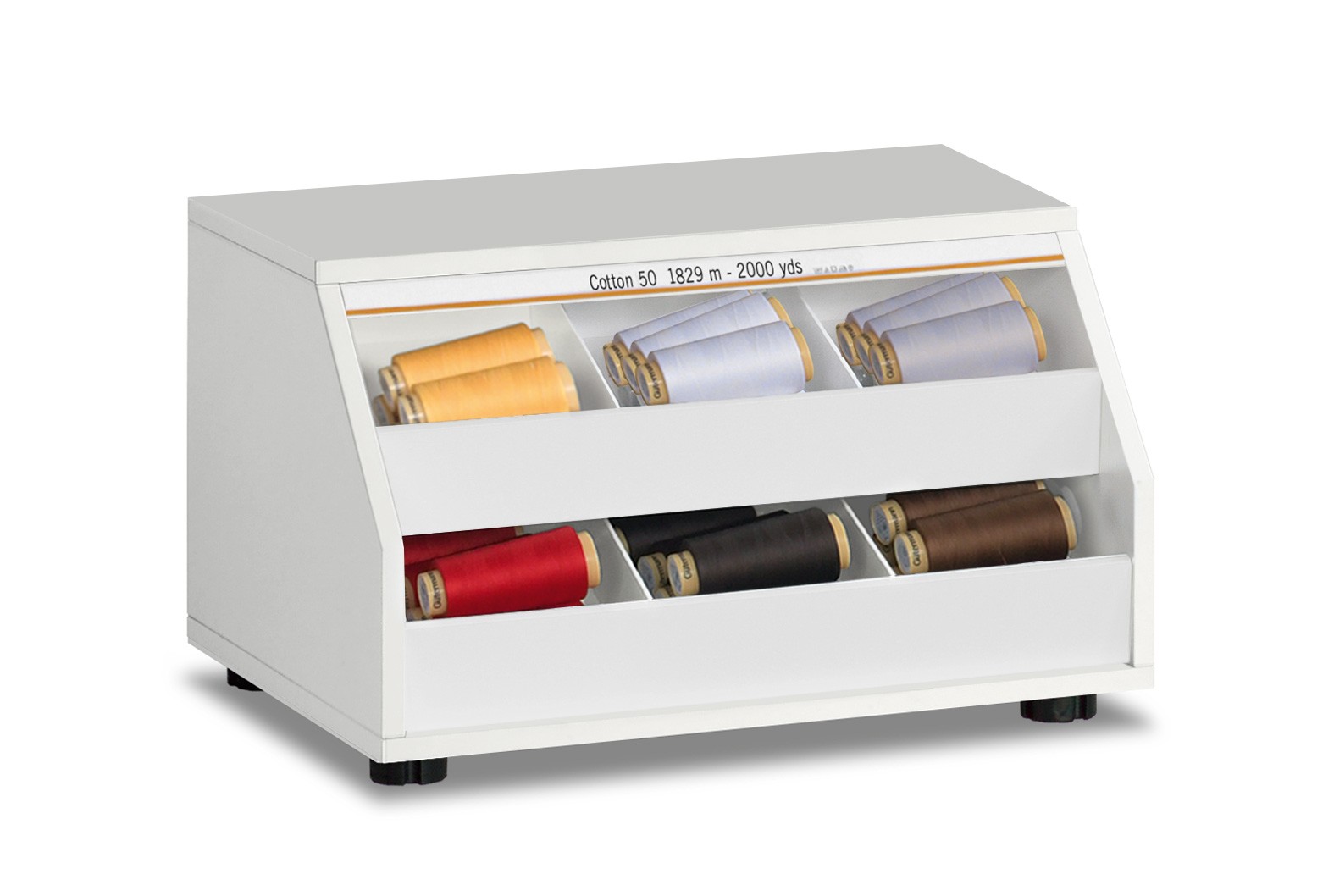 200 Series Cotton 50 Bin Base Unit 6 Colors