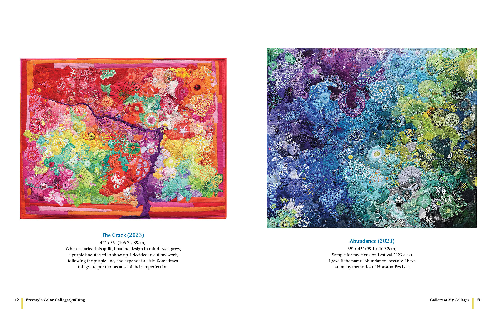 Freestyle Color Collage Quilting