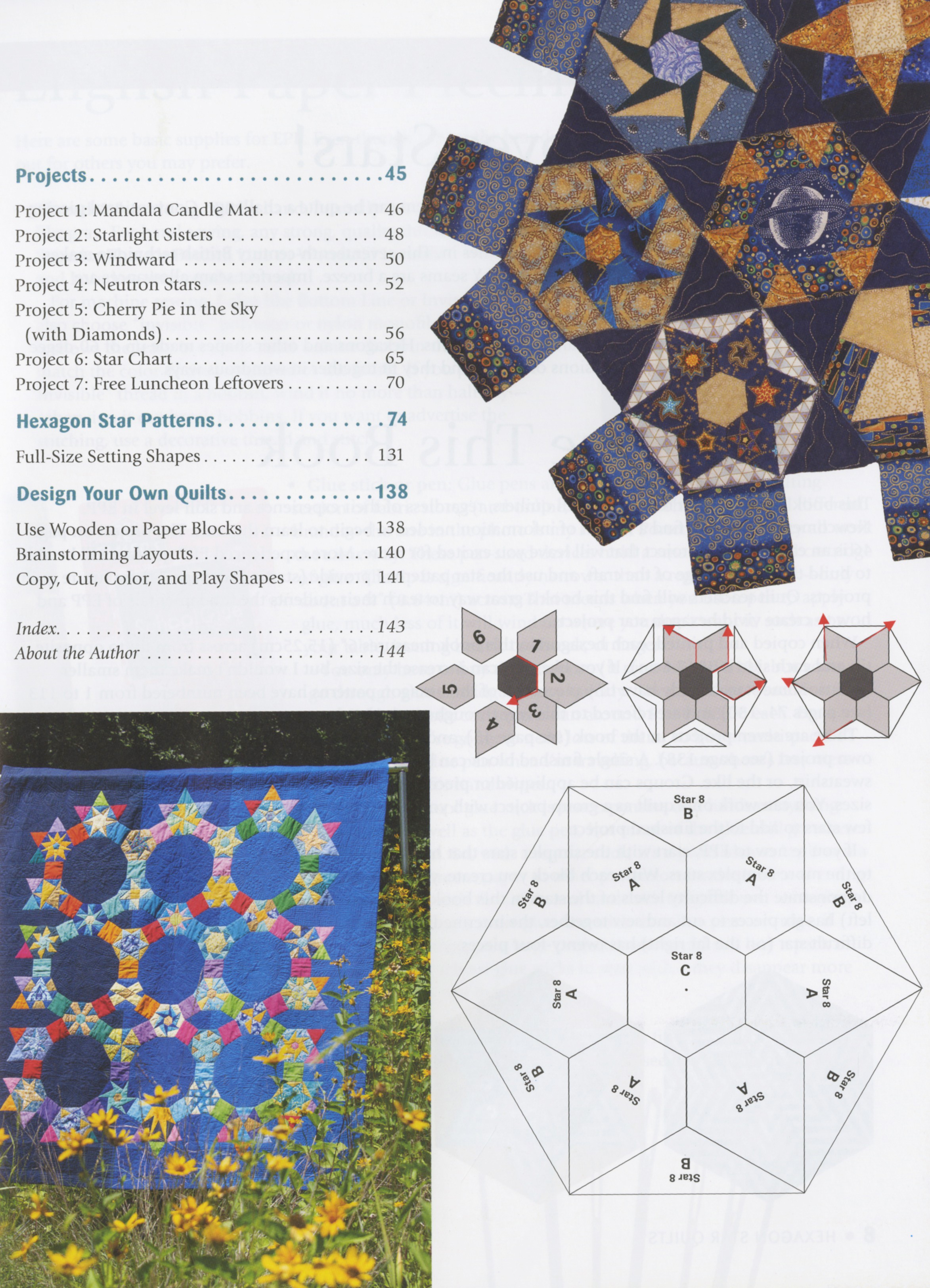 Hexagon Star Quilts