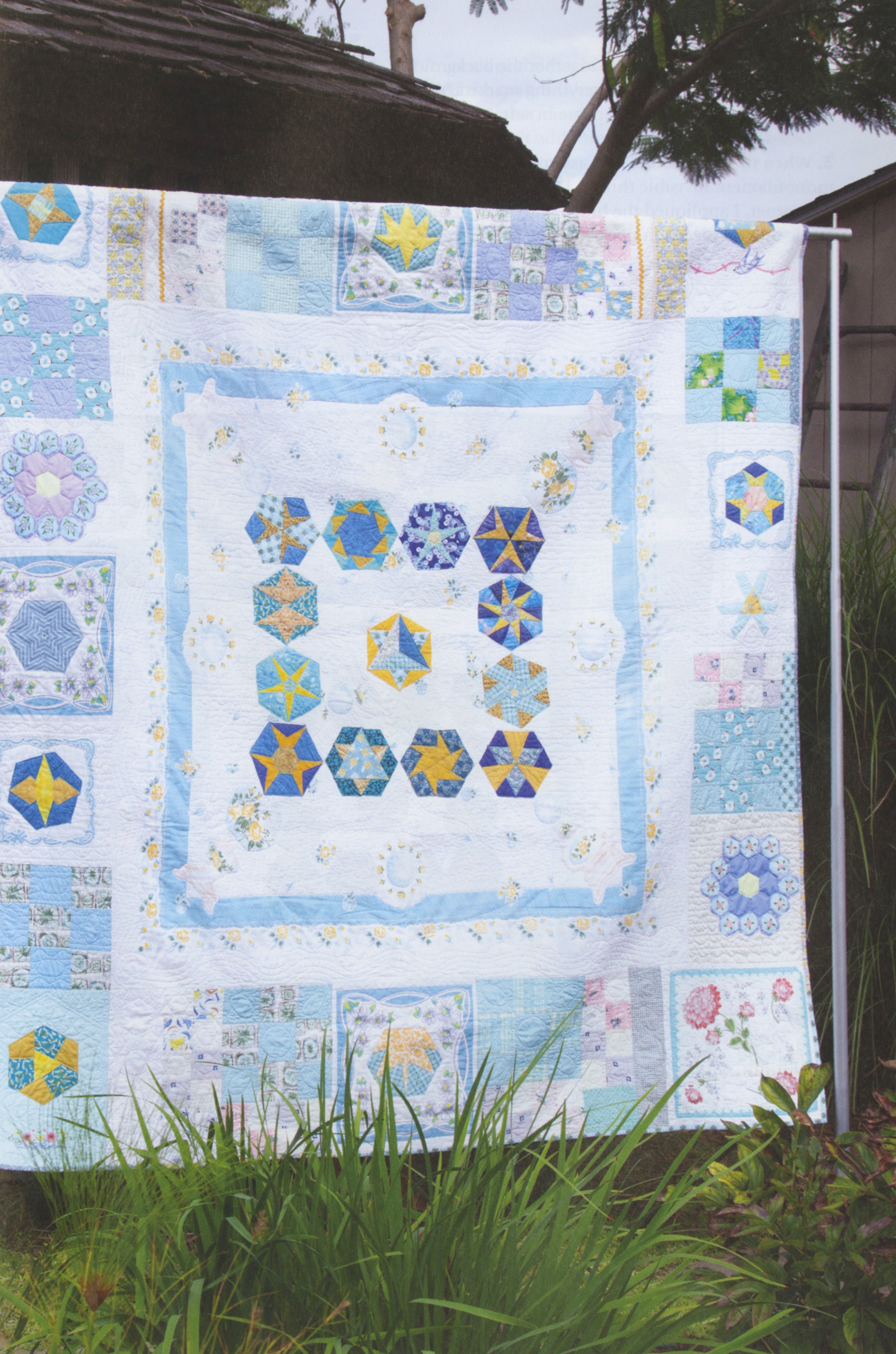 Hexagon Star Quilts