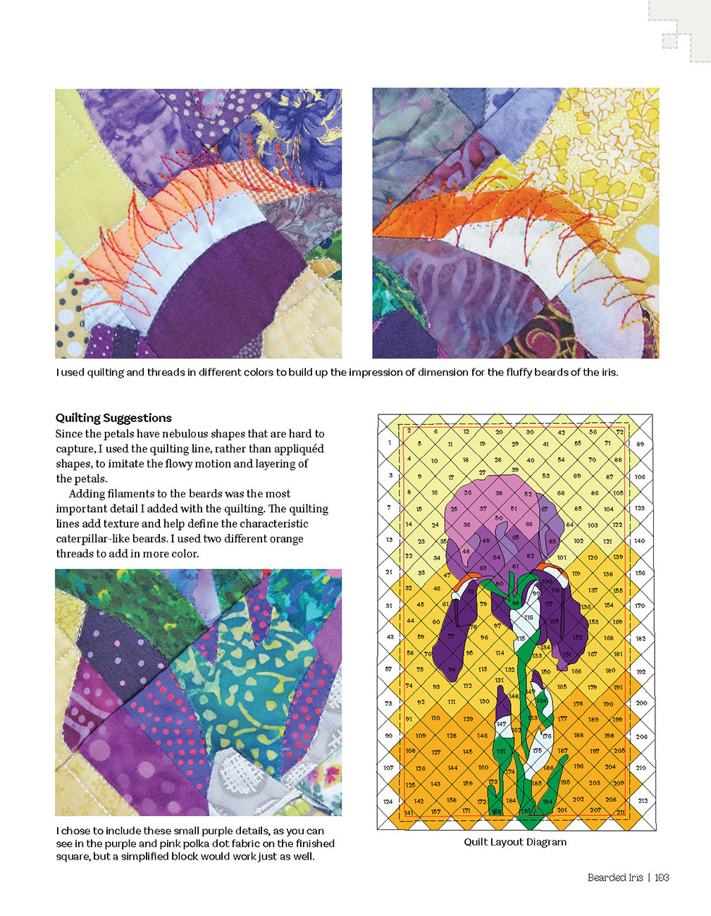 Stitched Photo Mosaic Quilting