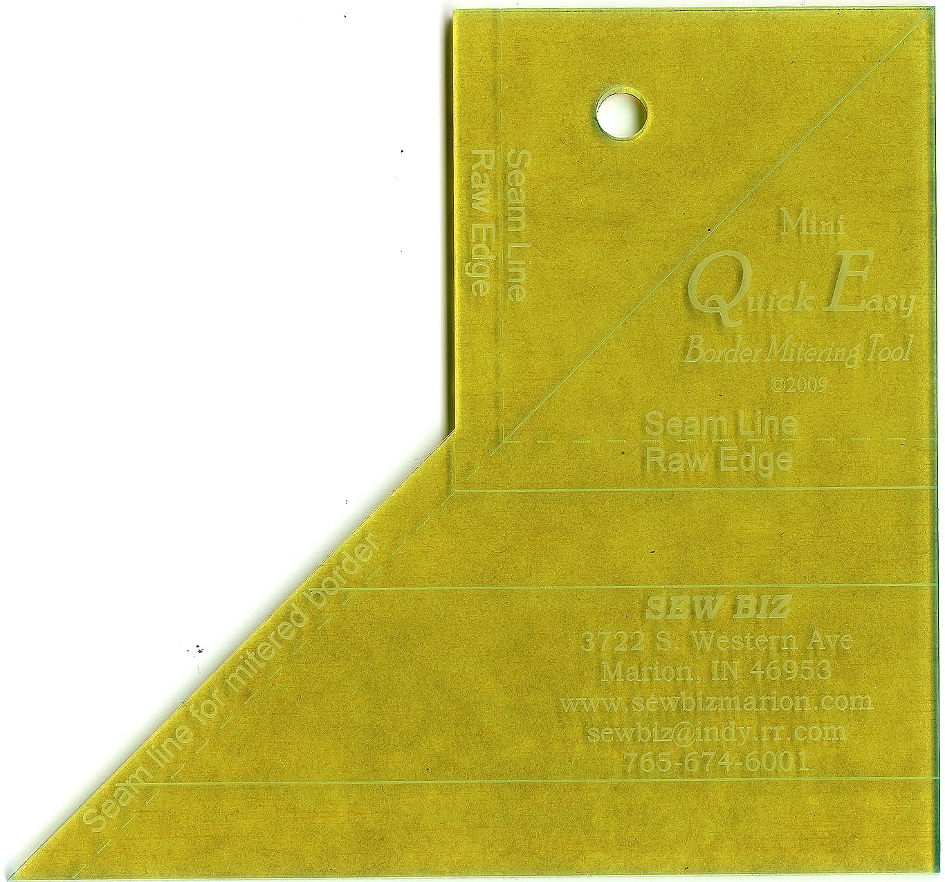 Mini Quick Easy Border Mitering Tool 1pc