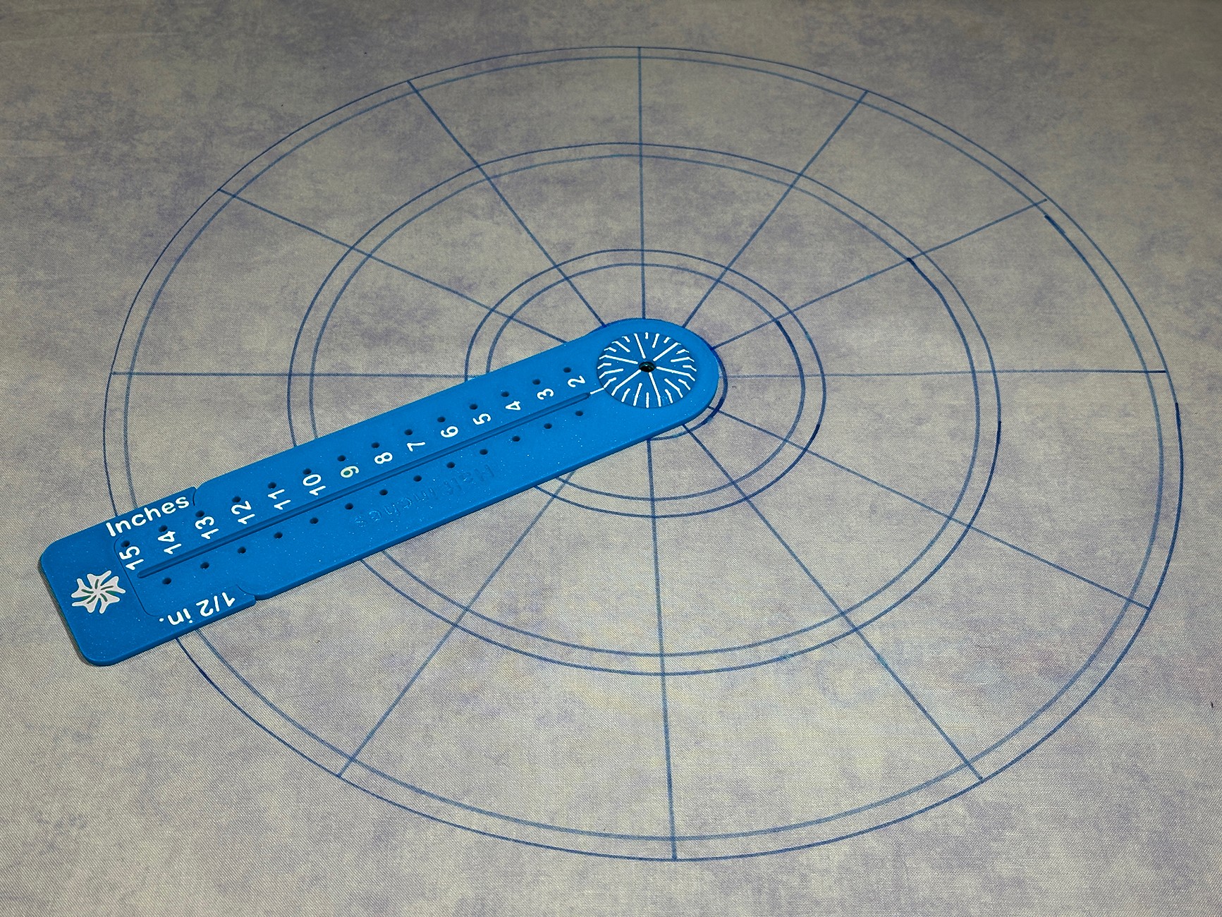 Magnetic Circle Marker 30in Blue