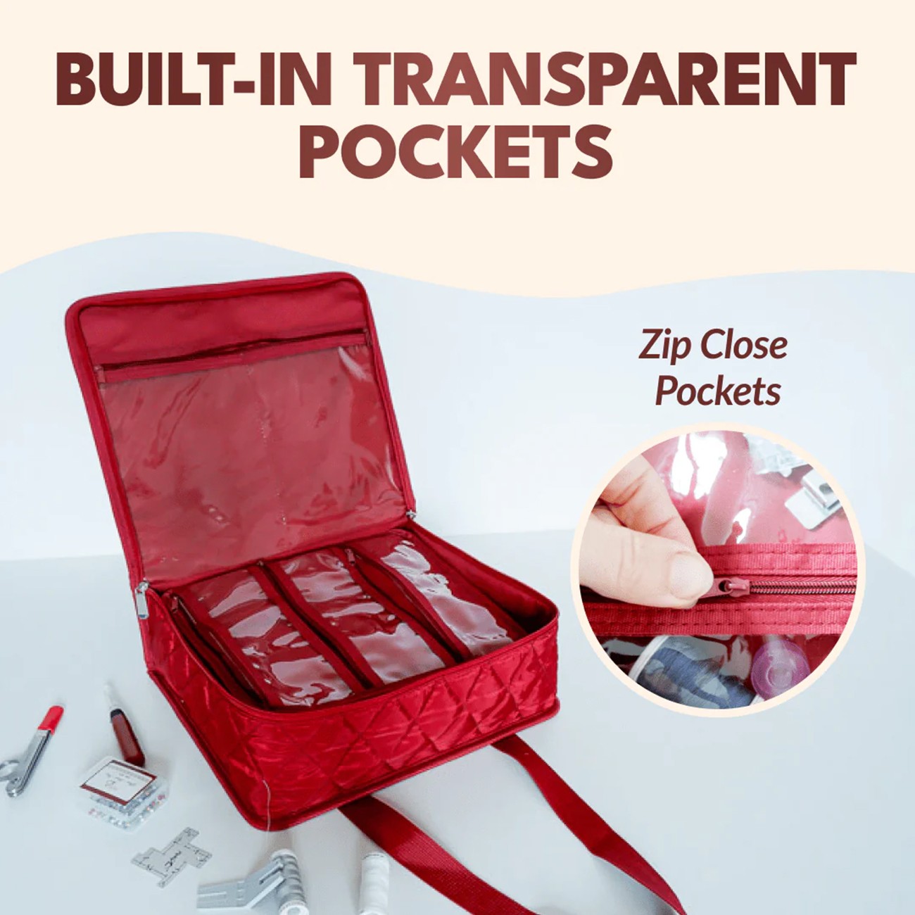 Zippered Binder Bag