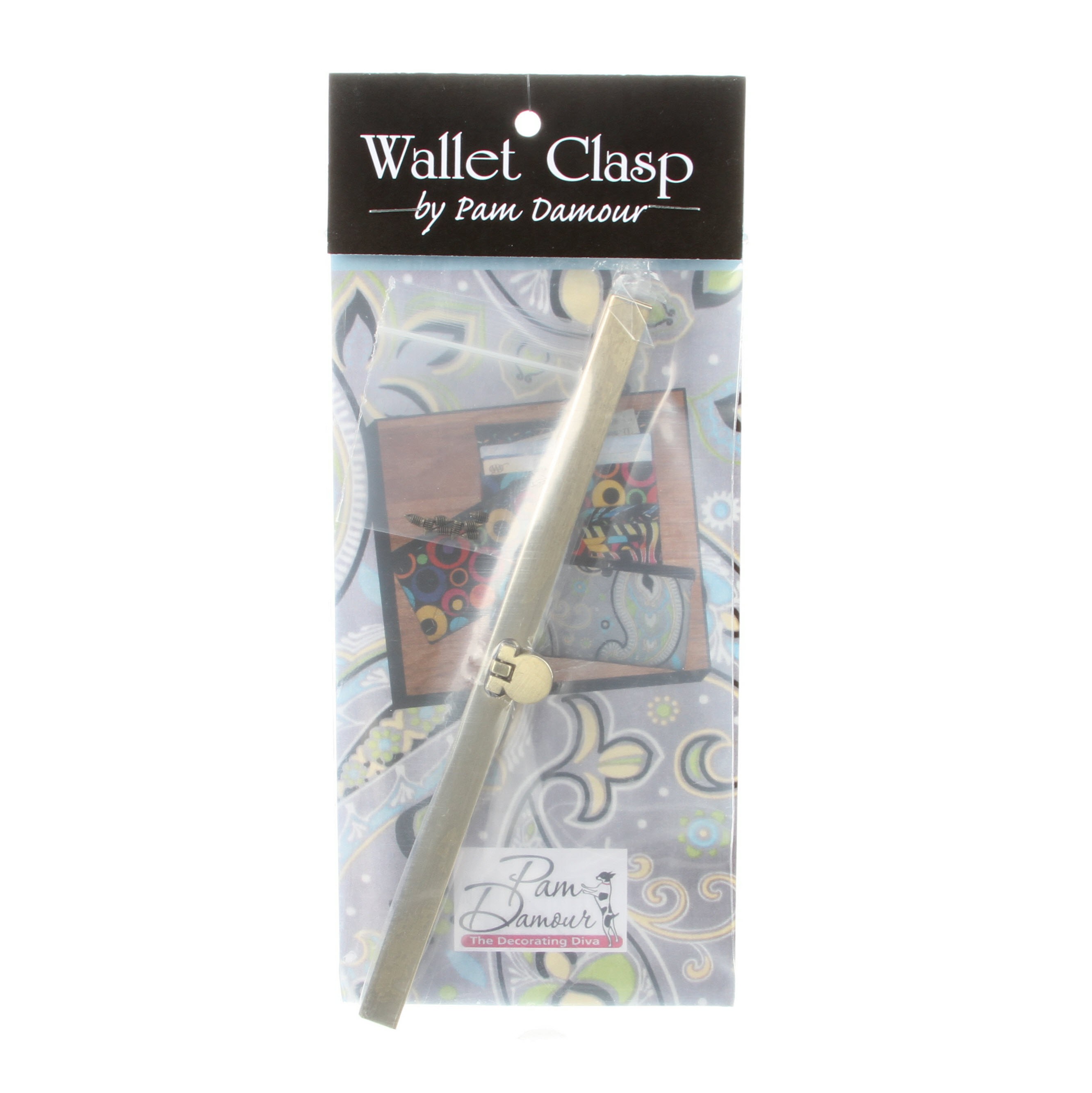 Wallet Clasp Frame Bronze 7-1/2in