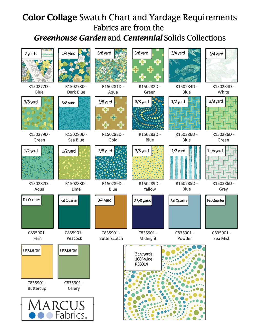 Color Collage Block of the Month Pattern Booklet