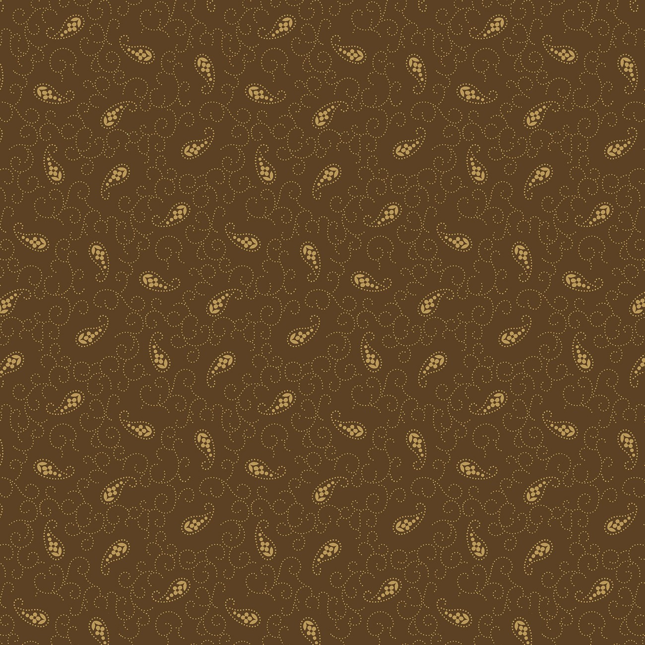 Brown Paisley Swirl By Solberg, Katie