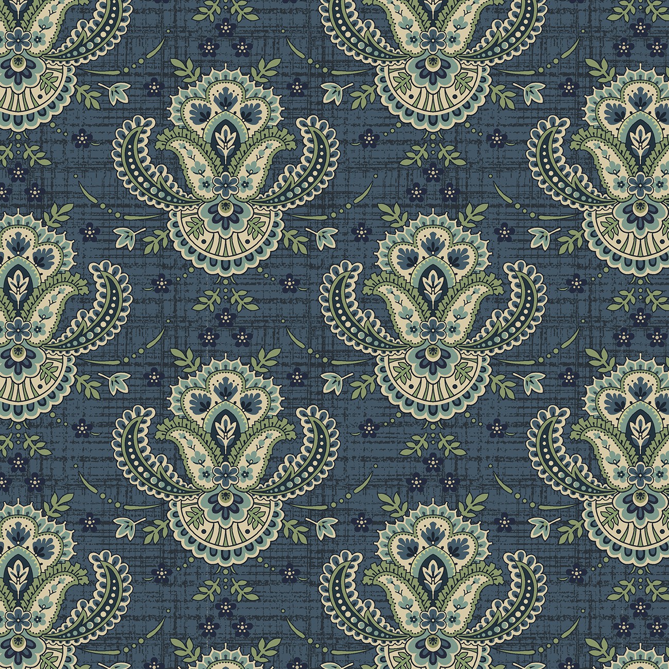 Navy Crest By Barnes, Paula