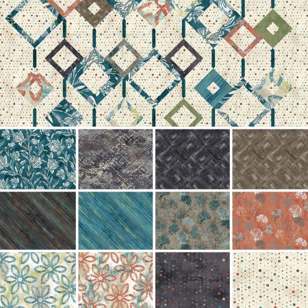 Assortment Rough Around The Edges, 13pcs x 10yds