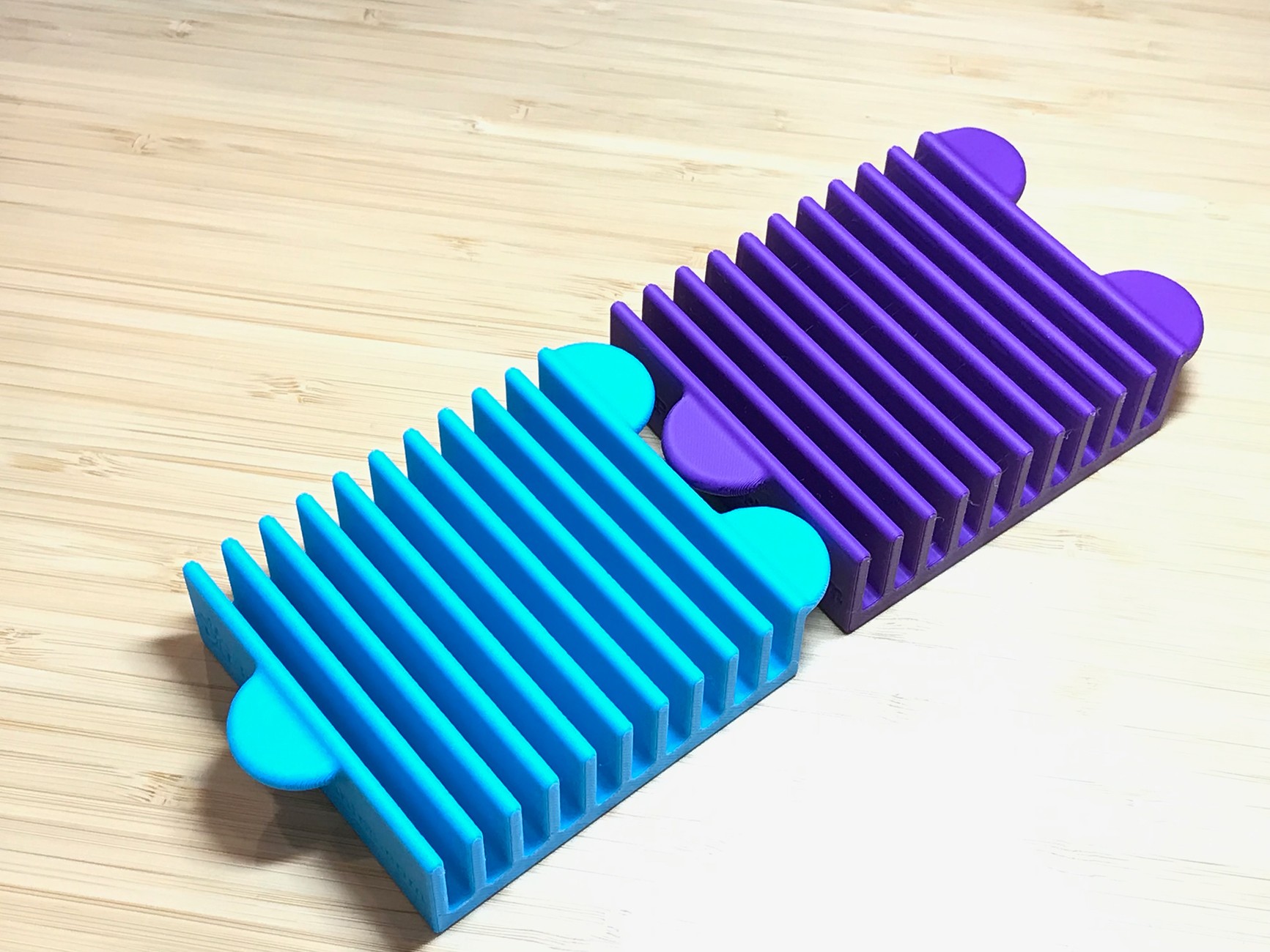 Ruler Stand 10 Slot 3in Purple
