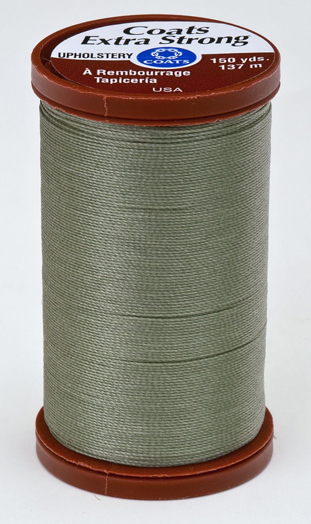 Coats Extra Strong & Upholstery Thread 150 yds Green Linen