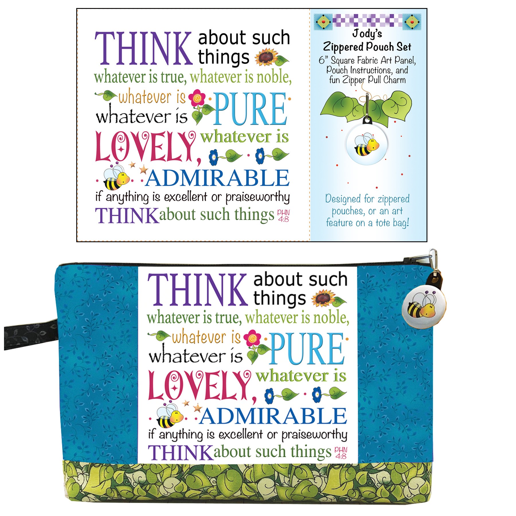 Zipper Pouch Set Think About