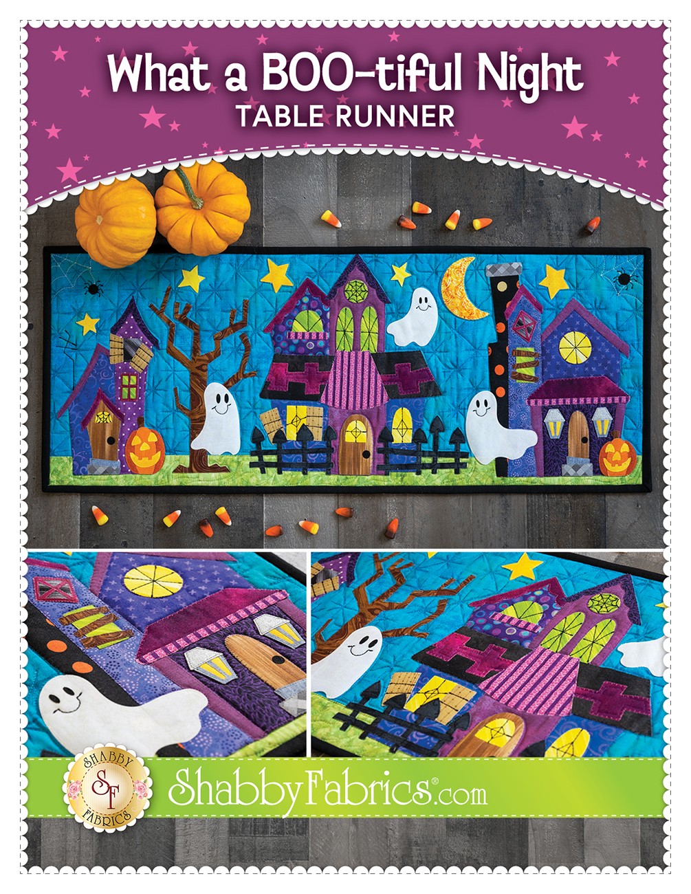 What a Boo-tiful Night Table Runner By Bosworth, Jennifer
