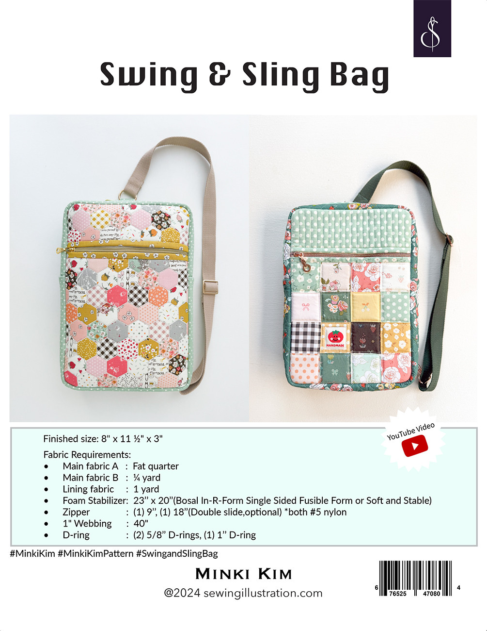 Swing and Sling Bag Pattern