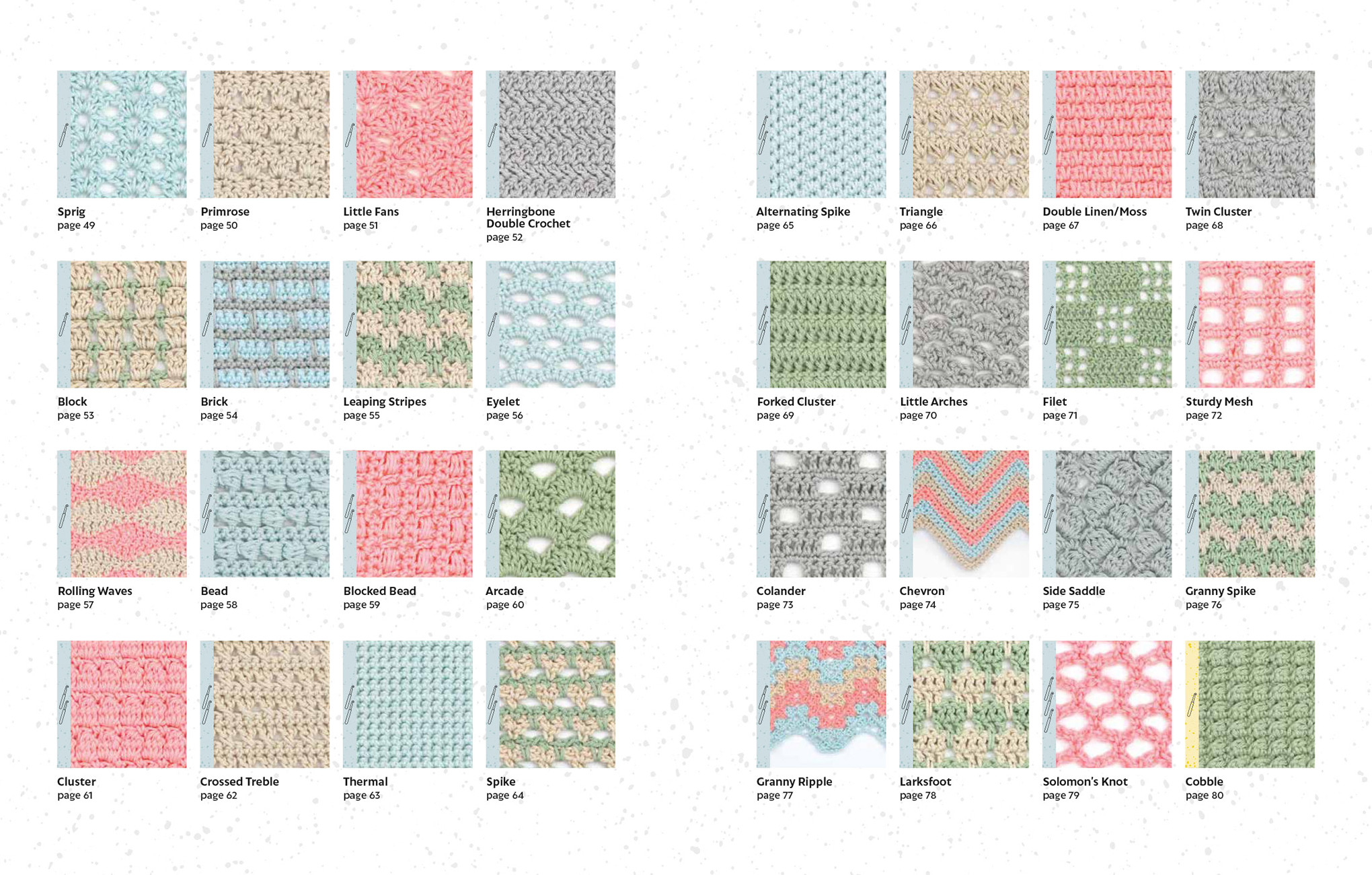 Bella Coco Crochet Stitch Library