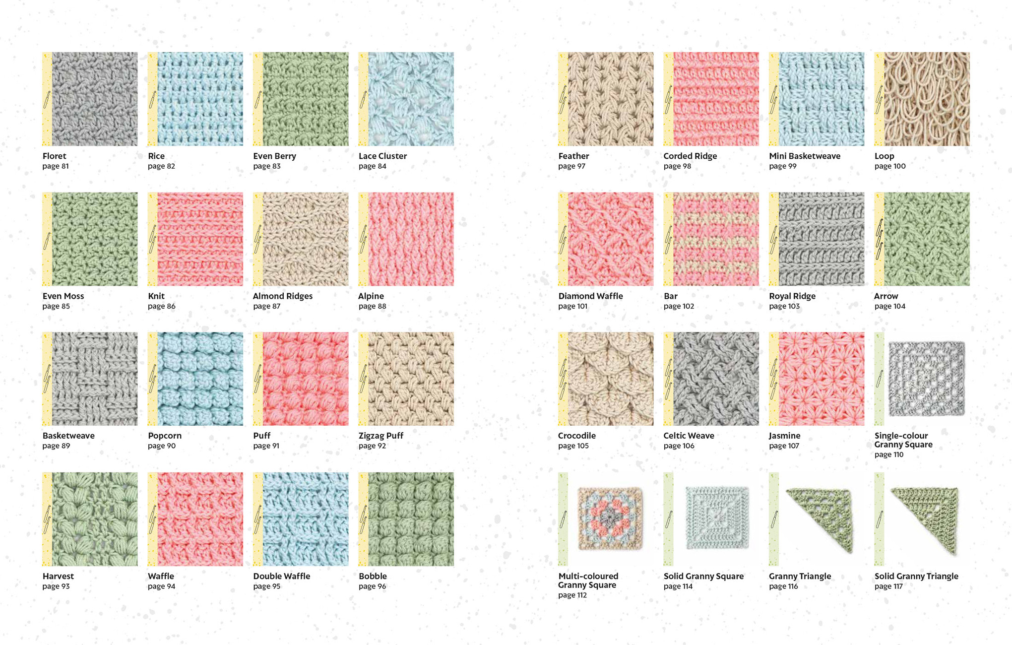 Bella Coco Crochet Stitch Library