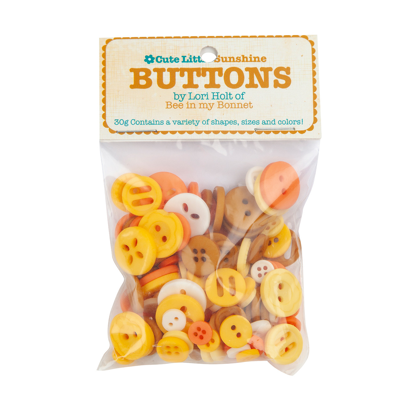 Cute Little Buttons Sunshine Assortment