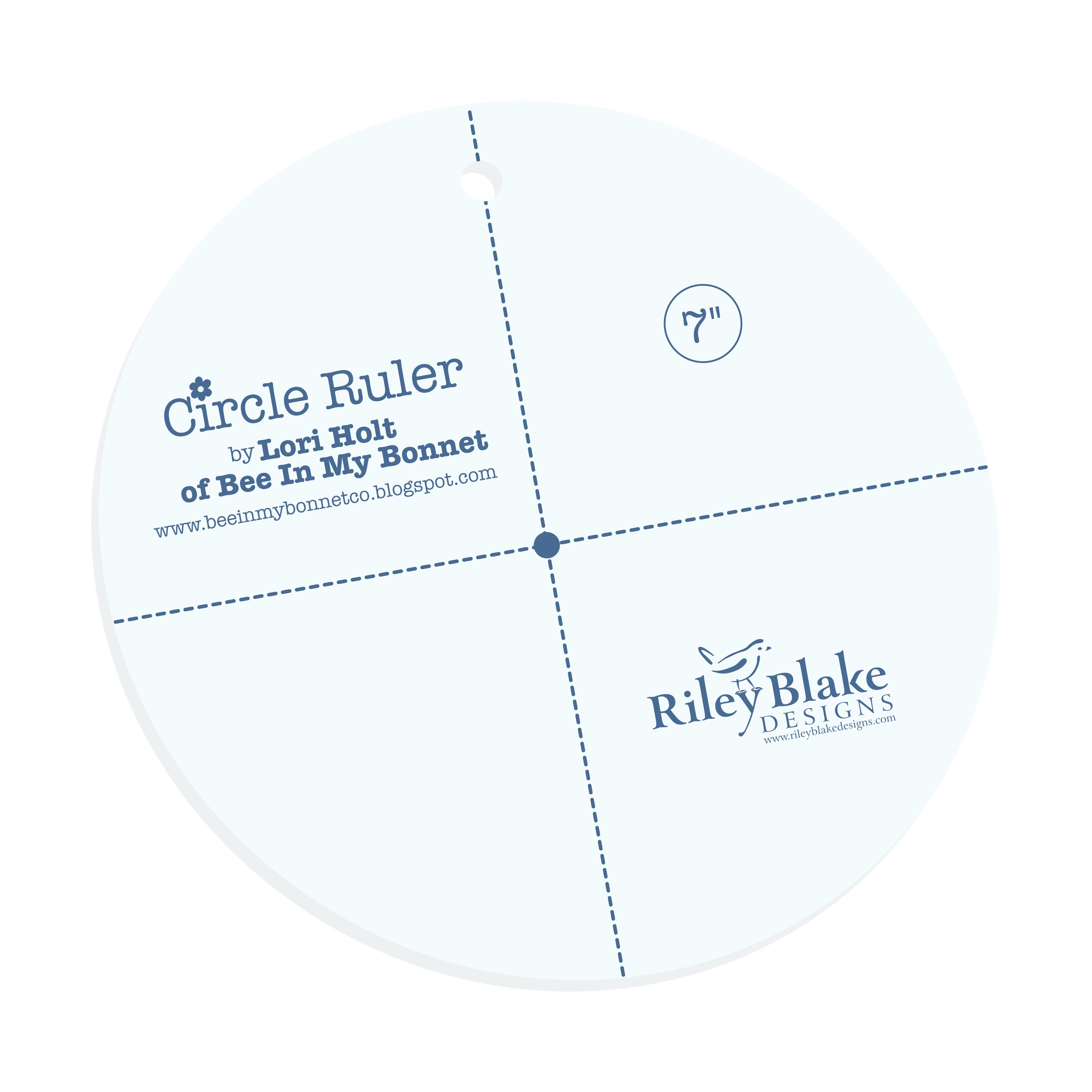 Lori Holt Circle Ruler 7in