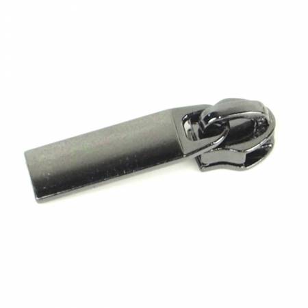 Four Rectangle Zipper Pulls Gunmetal