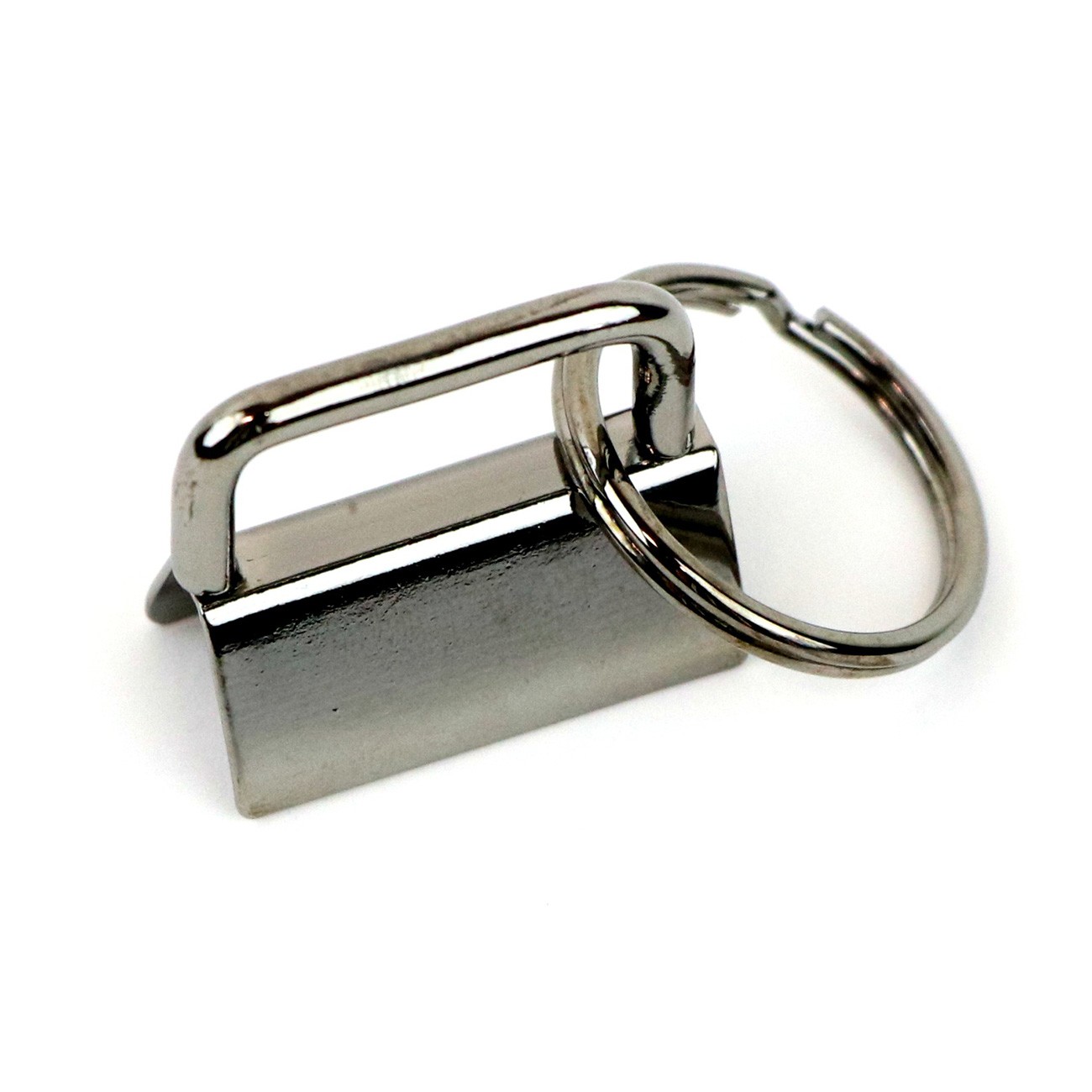 Two Key Fobs 1" Gunmetal