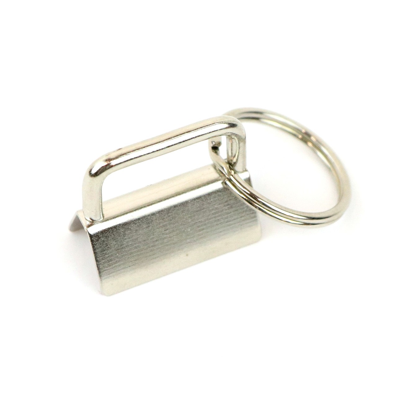 Two Key Fobs 1" Nickel